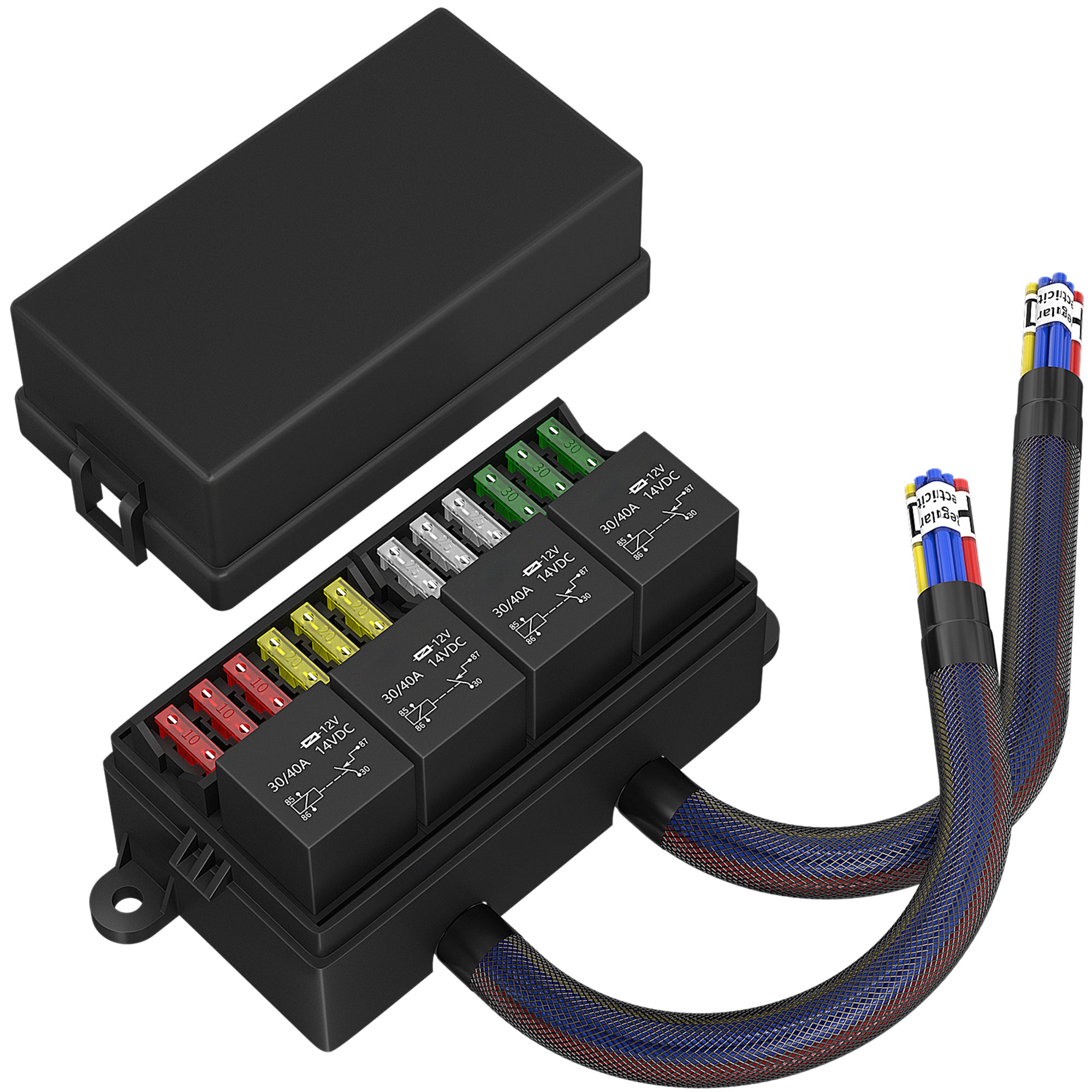 Fuse relay box store