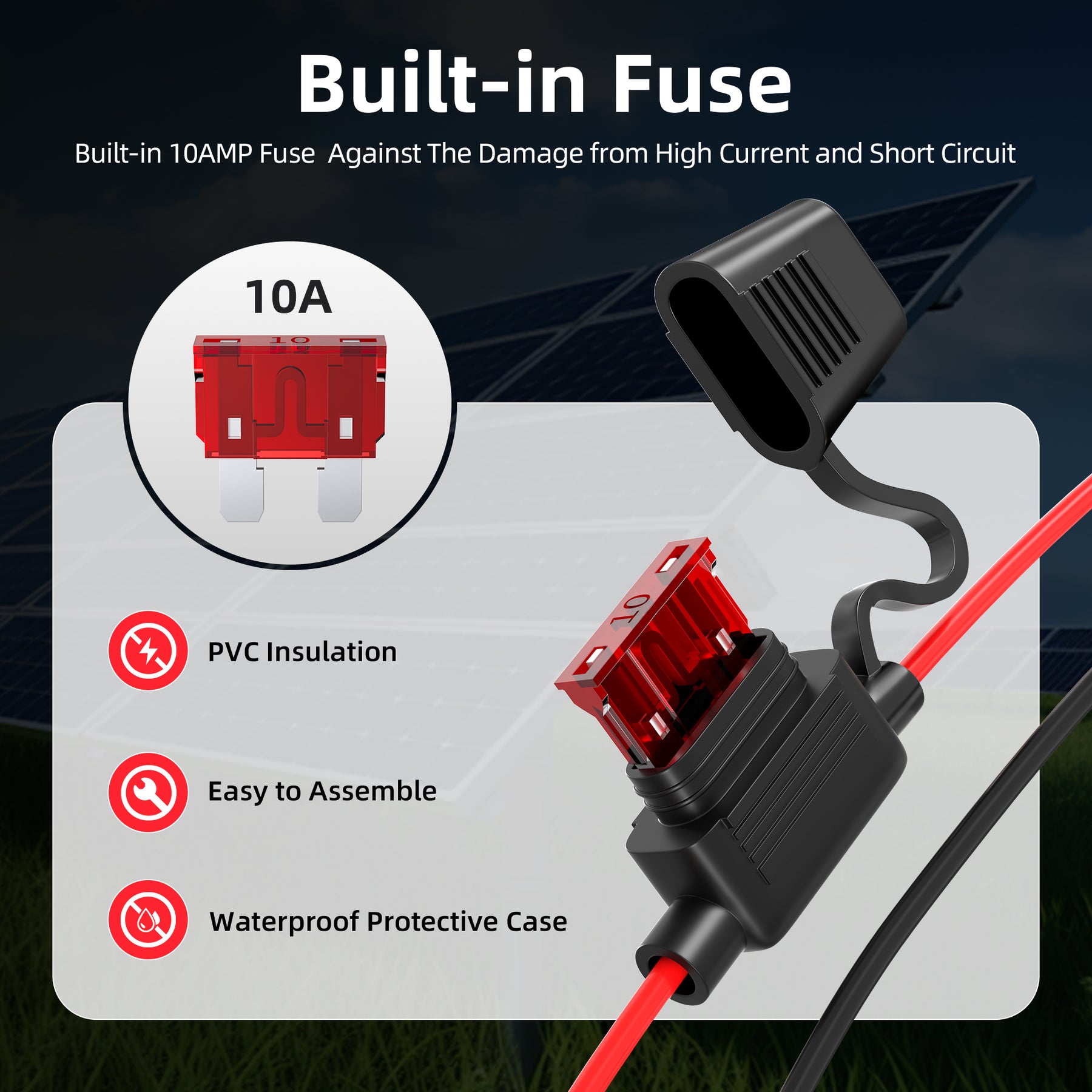 Starlink Mini DC Power Cable with Anderson SB50 Plug & 10A Fuse | for ...