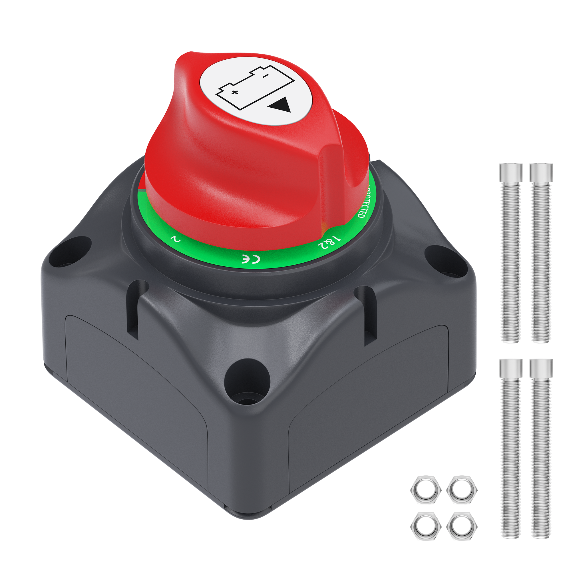 12V-48V 200A 1-2-Both-OFF Battery Power Cutoff Master Switch – DAIER