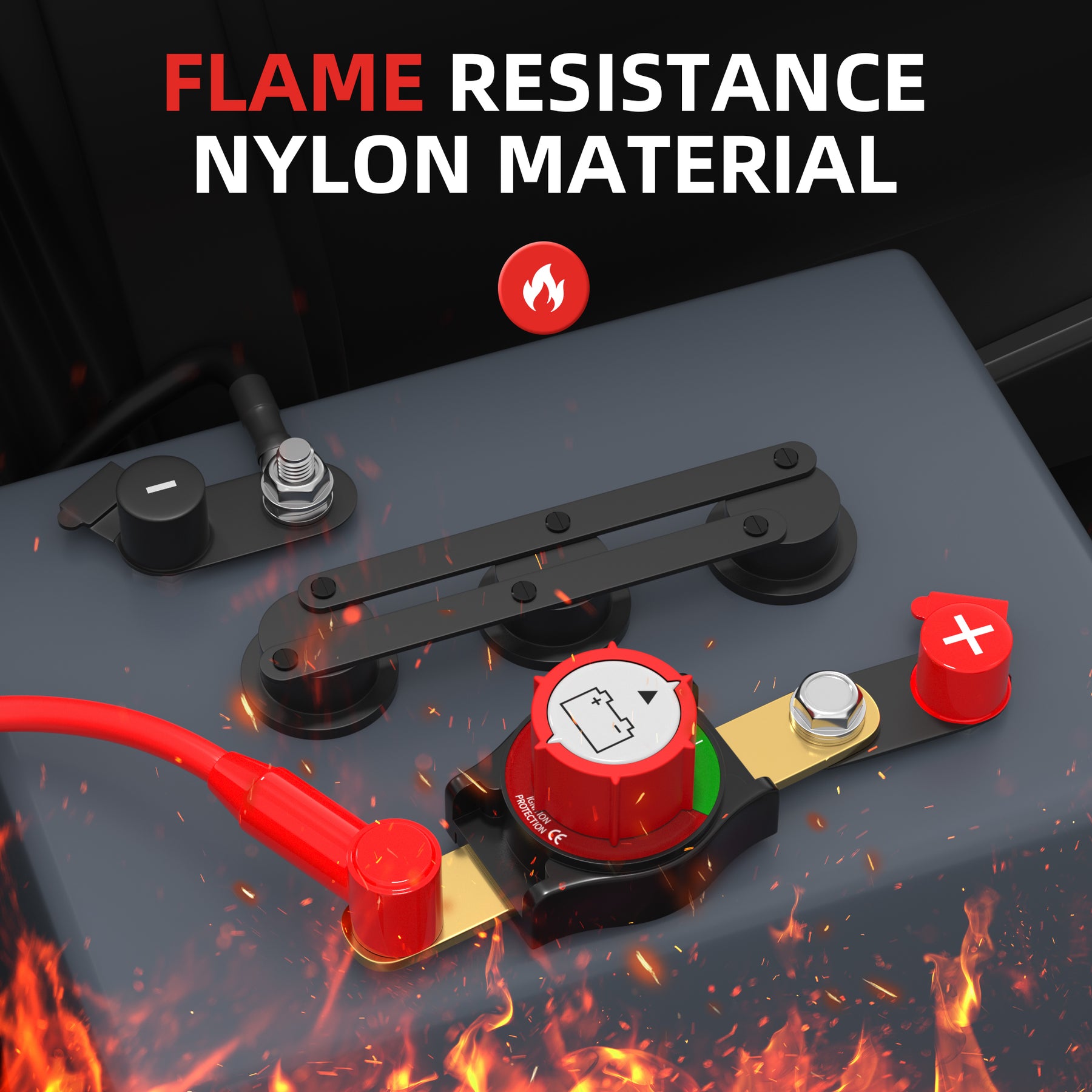 275A 12-48VDC ON-OFF Side Post Battery Master Disconnect Switch for Ma ...