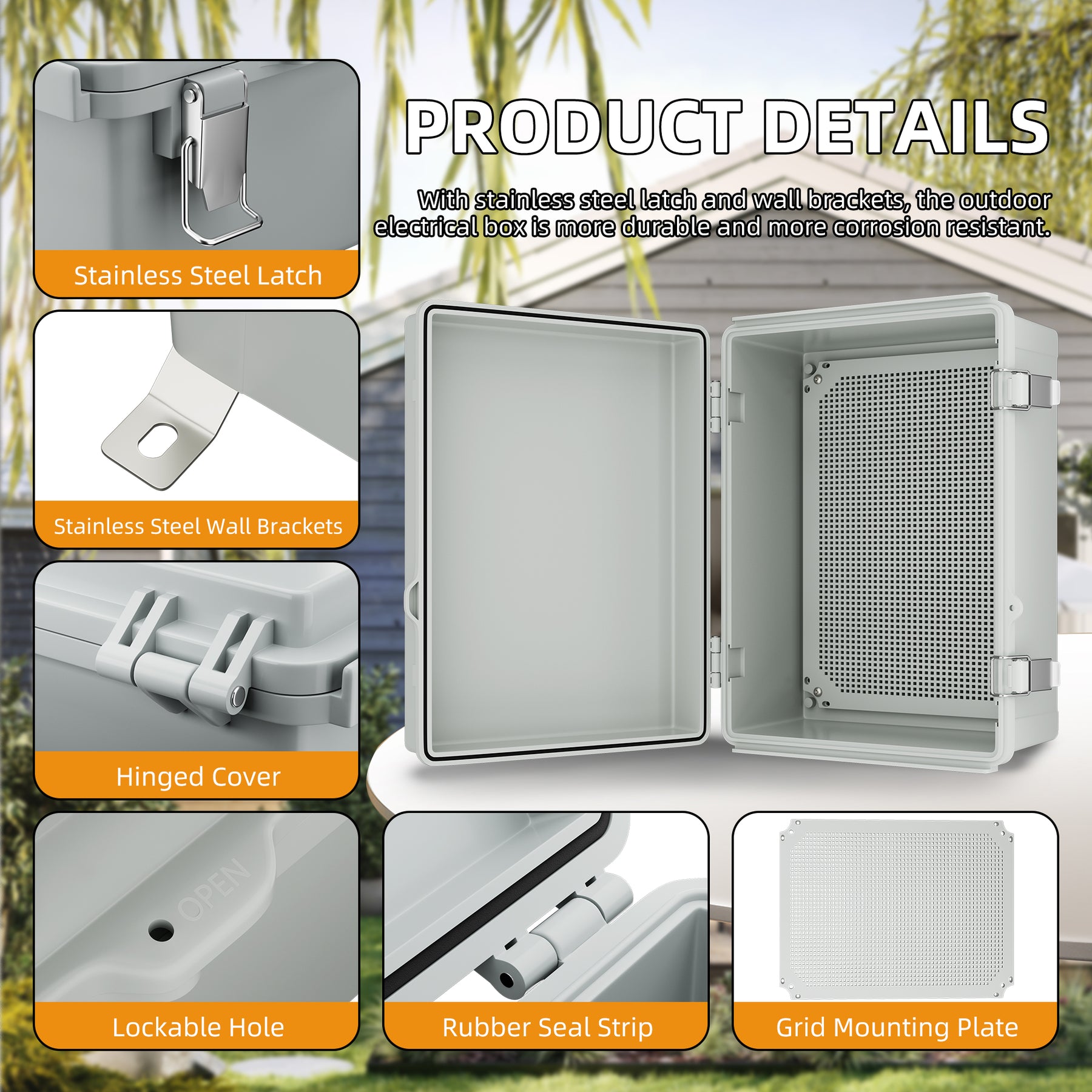 Weatherproof Electronics Protection ABS Plastic Large Junction Box - 1 – DAIER