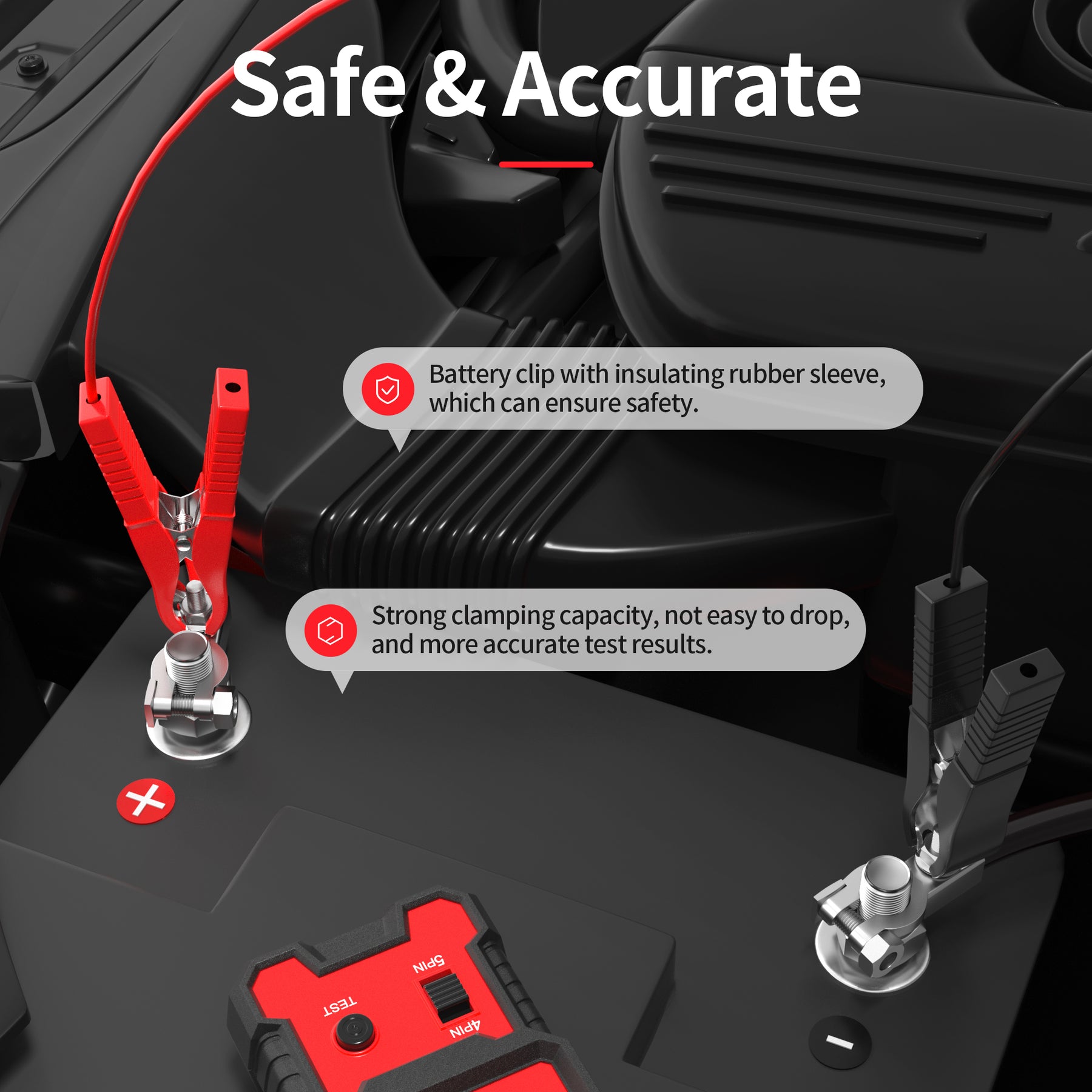 Automotive Relay Tester for 12 Volt 4 and 5 Pin Relays with LED Indica ...