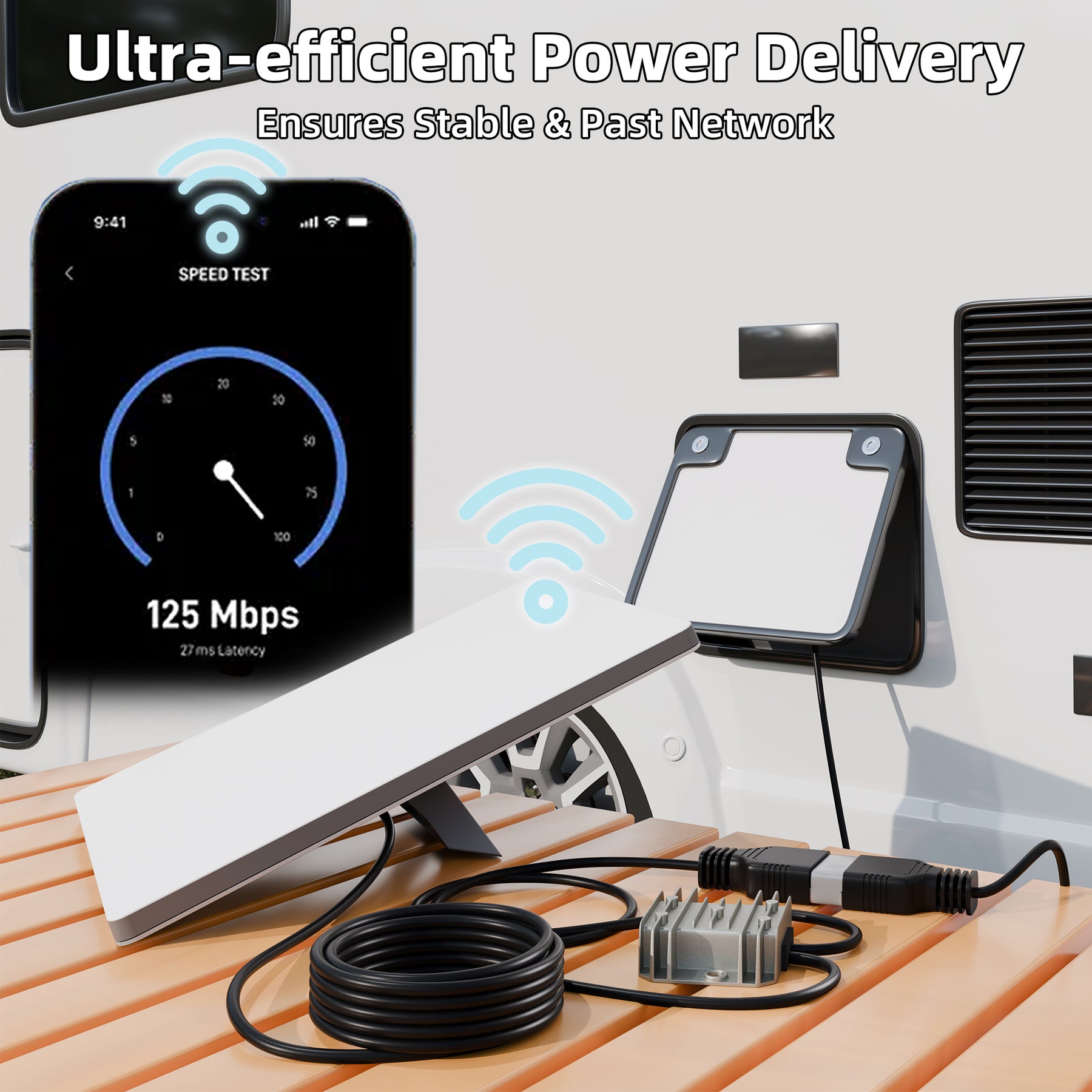 Starlink Mini DC 12V/24V to 30V Conversion Kit Anderson Powerpole to D ...