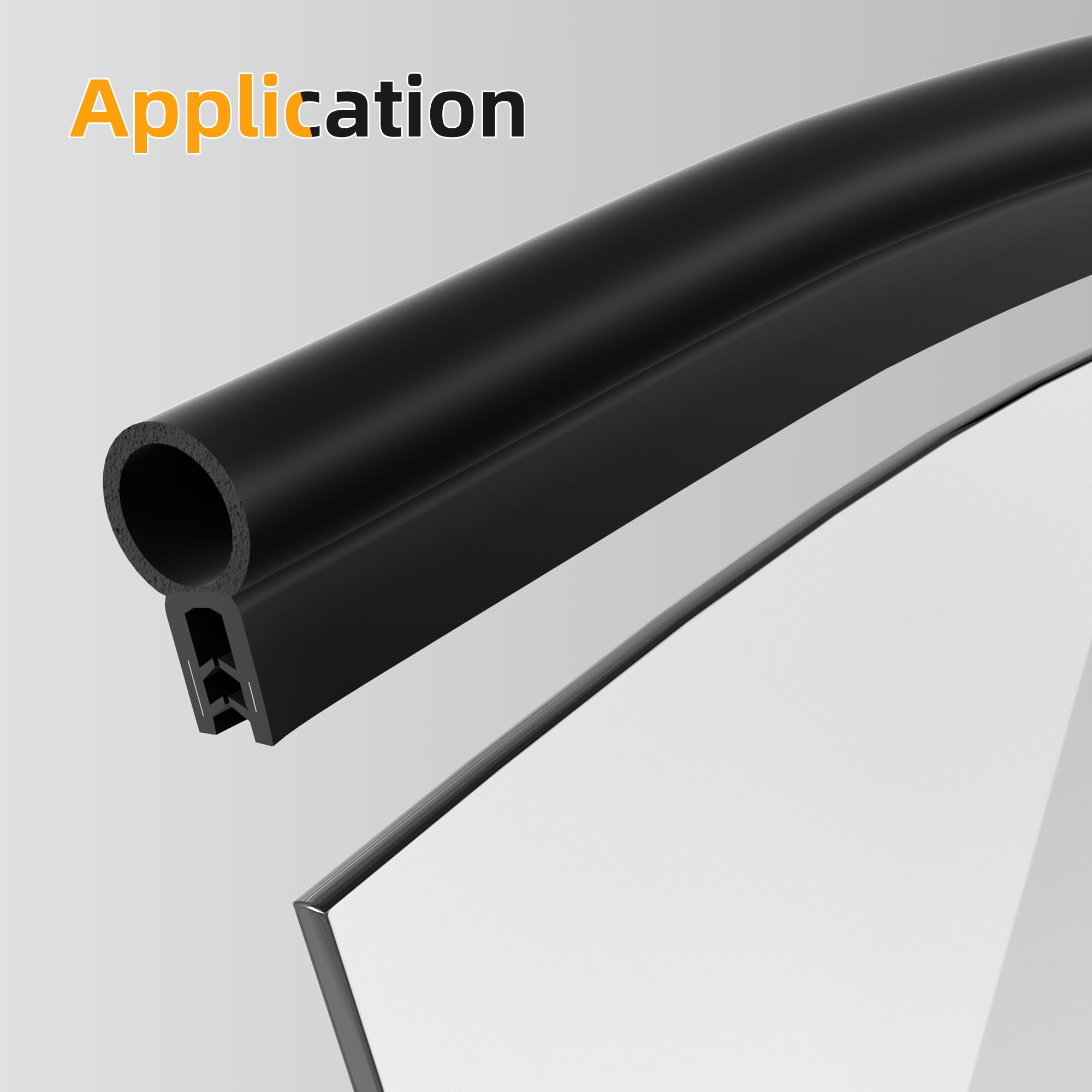 Automotive Trim Seal with Top Bulb for Starlink Cable Pass-Through – DAIER