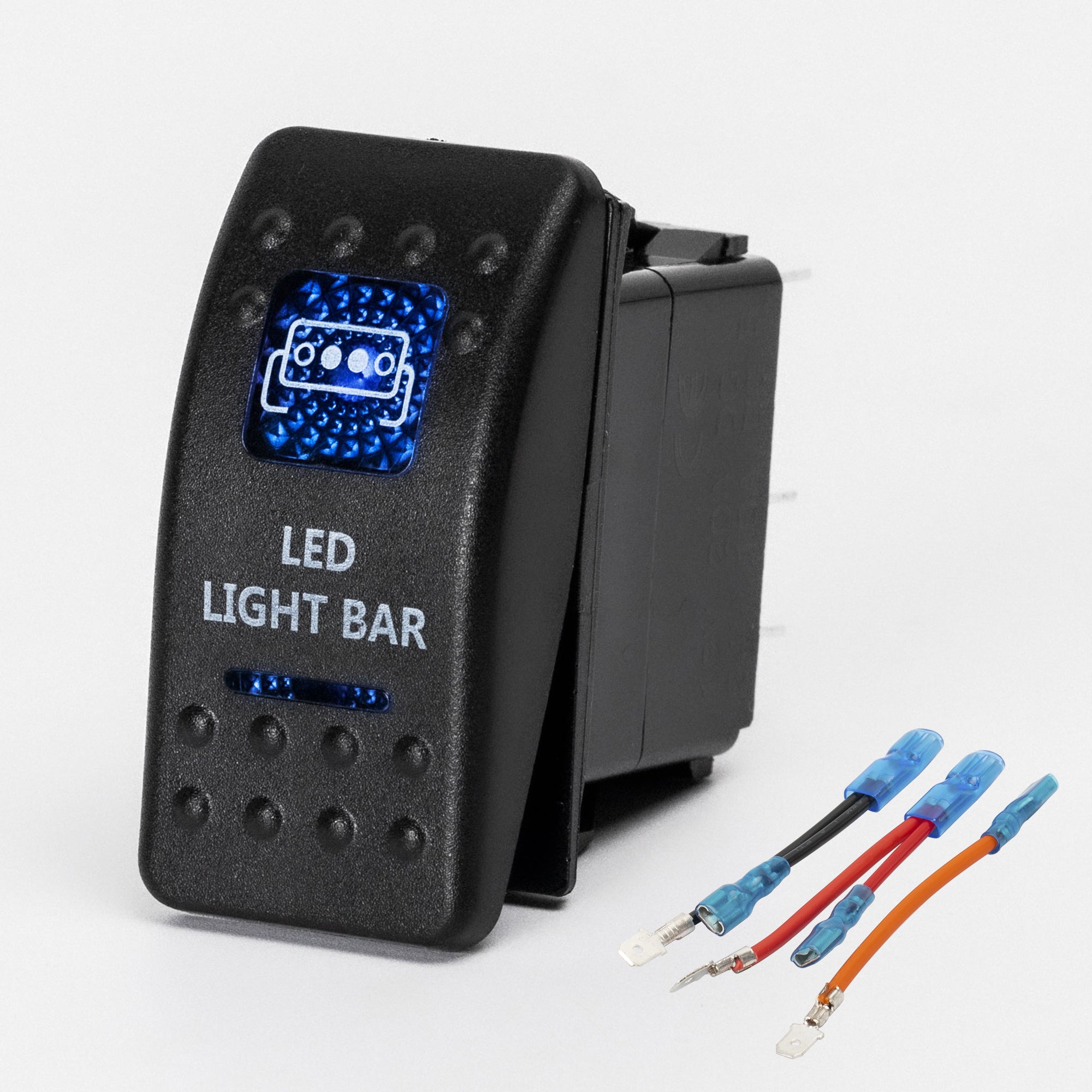 LED Light Bar Rocker Switch - 5Pin Printed ON OFF with Jumper Wire Set ...