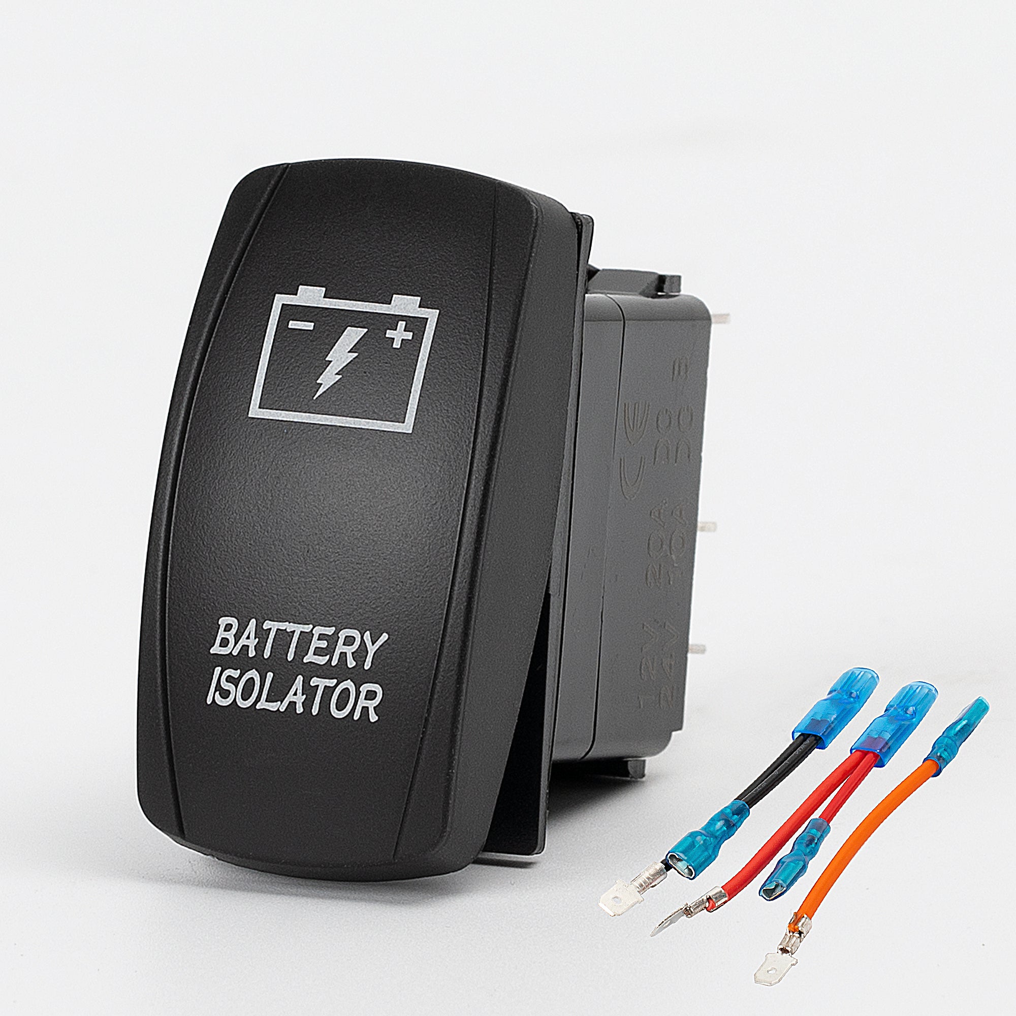 Battery Isolator Rocker Switch - 5Pin Laser ON OFF with Jumper Wire Se ...