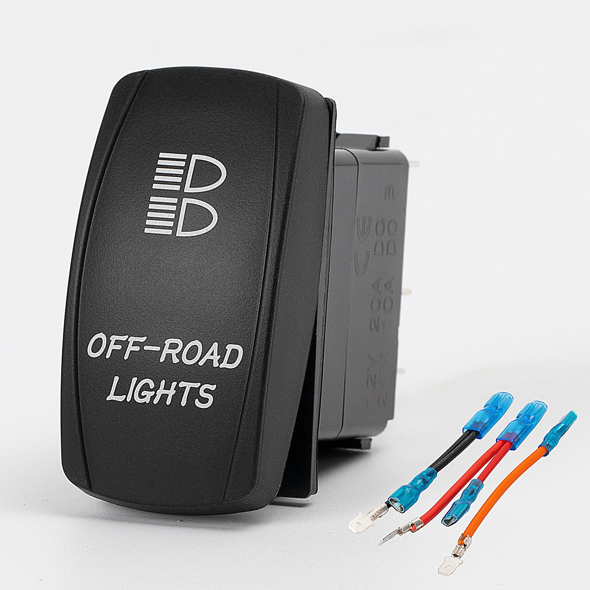 Off-Road Lights Rocker Switch - 5Pin Laser ON OFF with Jumper Wire Set ...