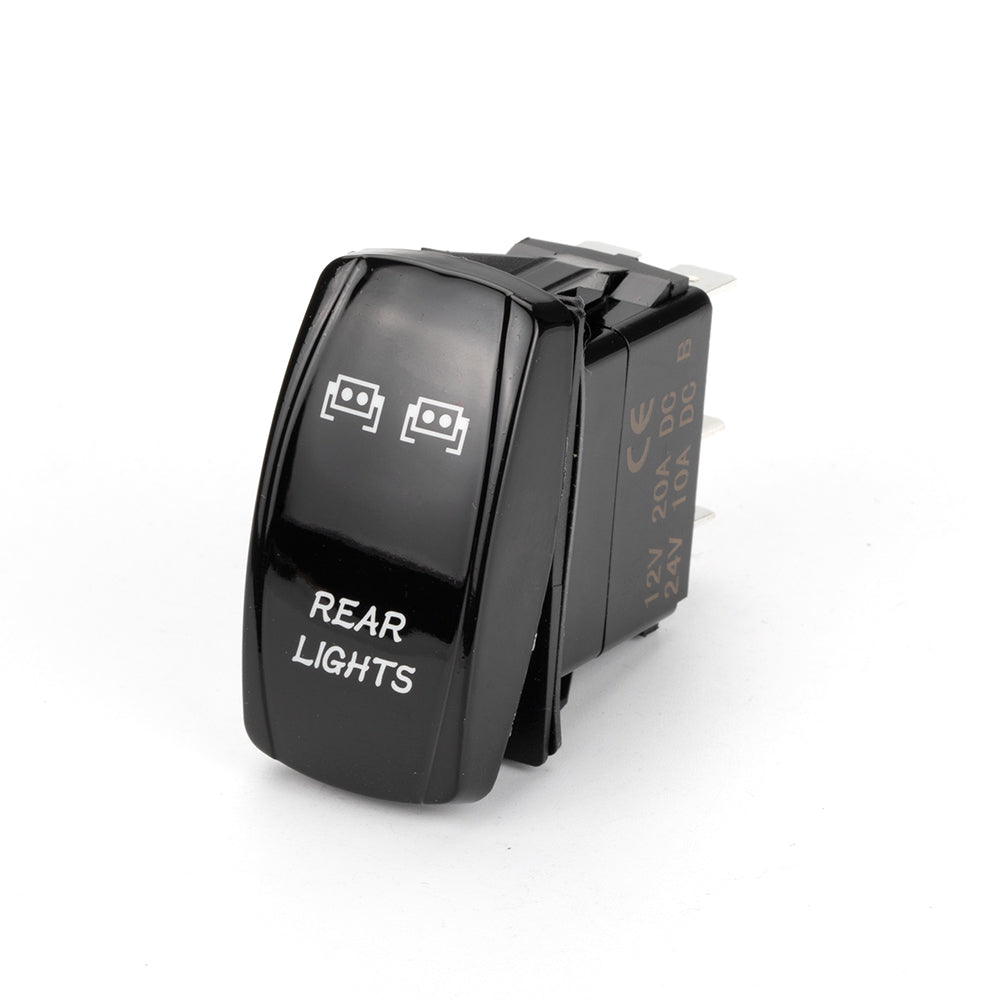 Rear Lights Rocker Switch - Bright Lacquer - 5Pin Laser ON OFF with Ju ...