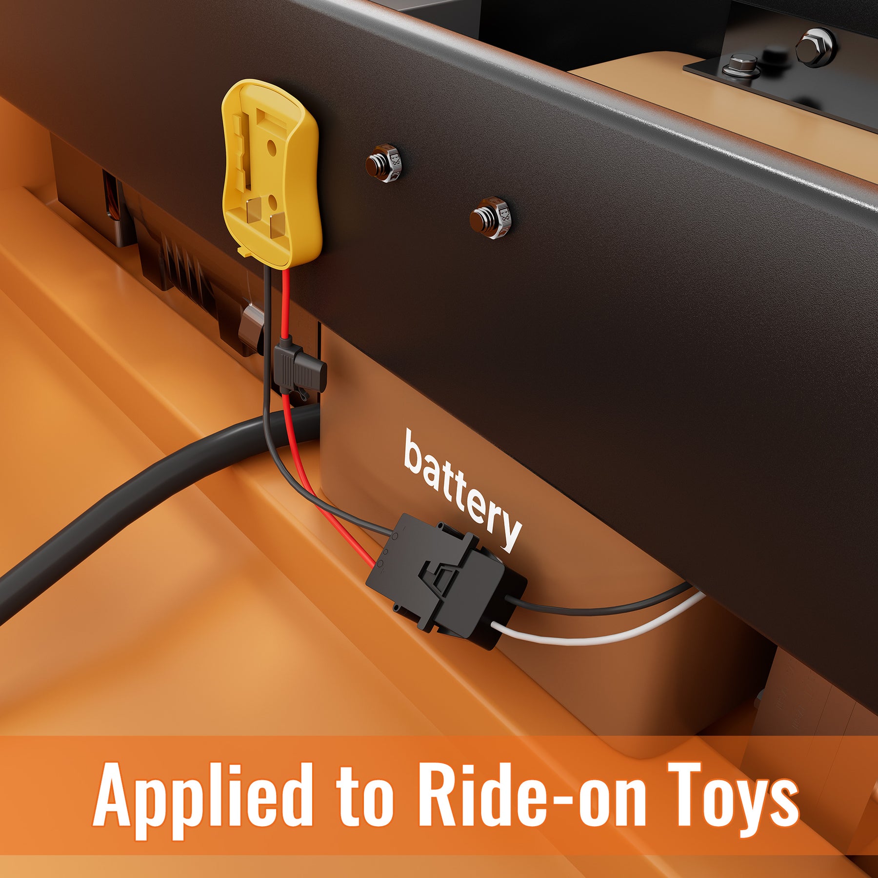 20V Dewalt Power Wheels Adapter with Wire Harness Connector - Fisher-P ...