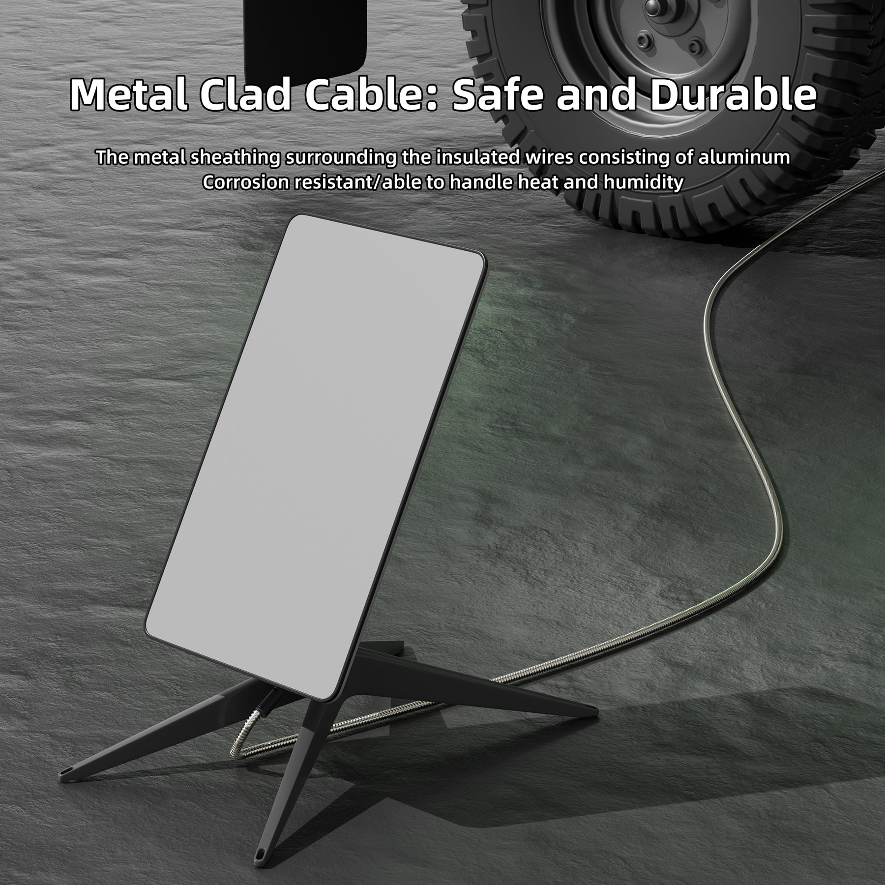 Starlink Gen2 Stainless Steel Armored MC Metal Clad Cable - 32.8FT/75F ...