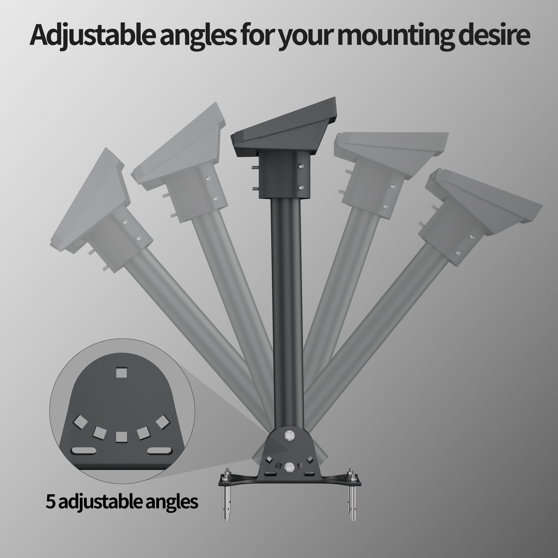 Starlink Gen 3 Adjustable Ridge Roof Mount Kit with Pipe Adapter and P ...