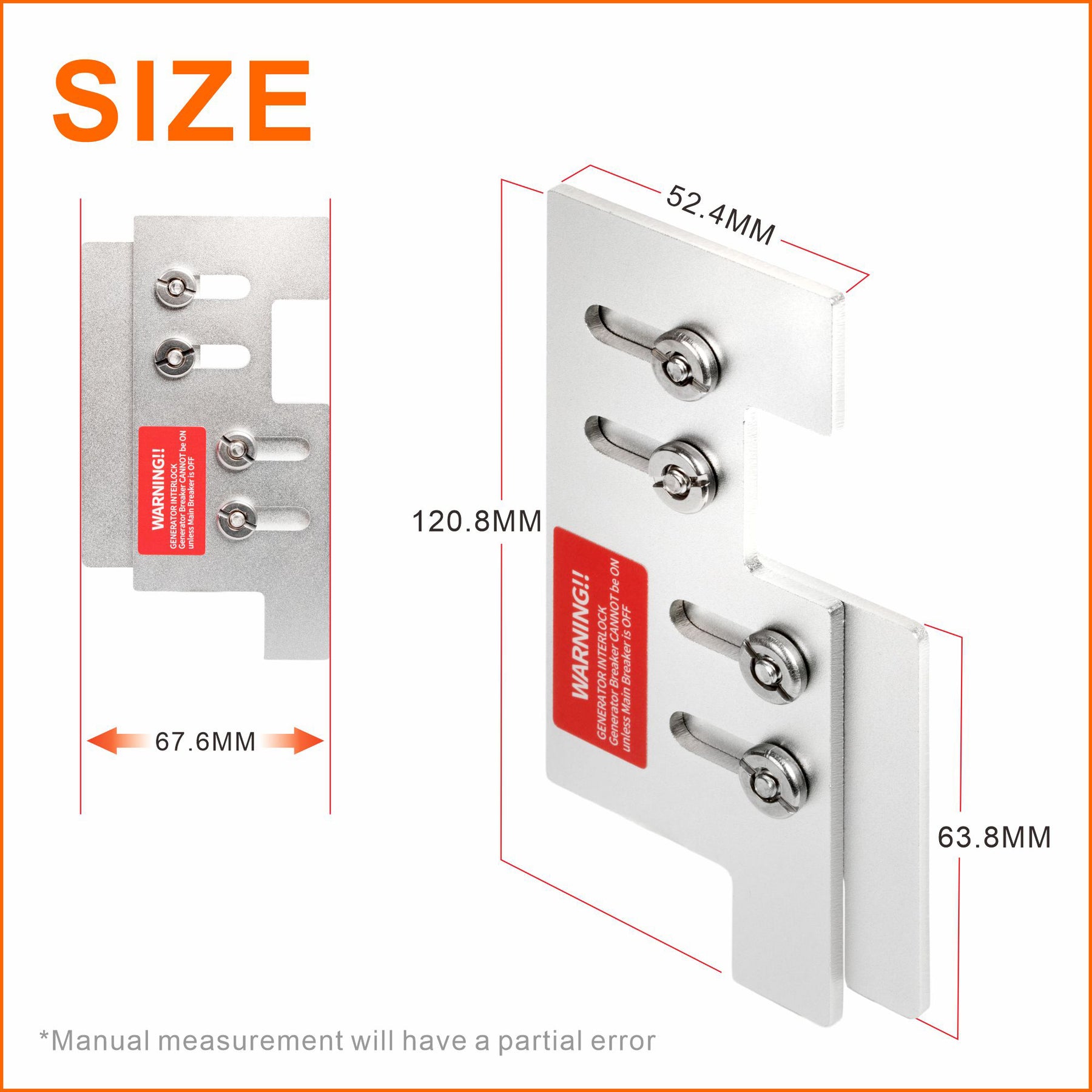 Generator Interlock Kit - Eaton Cutler Hammer 150A/200A (EAT-CH5), 2-1 ...