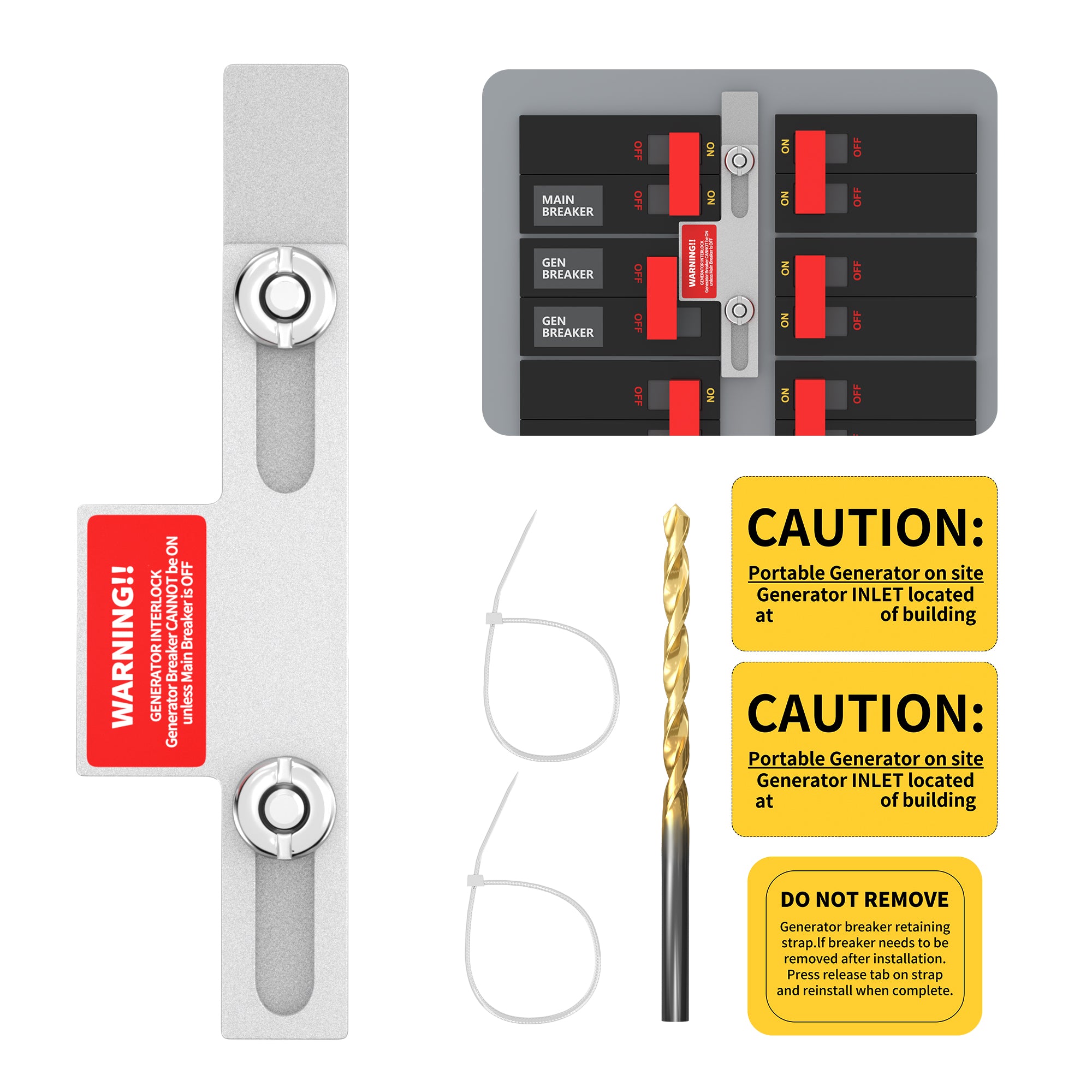 Generator Interlock Kit - Square D Meter Main Homeline 150/200A (SD-20 ...