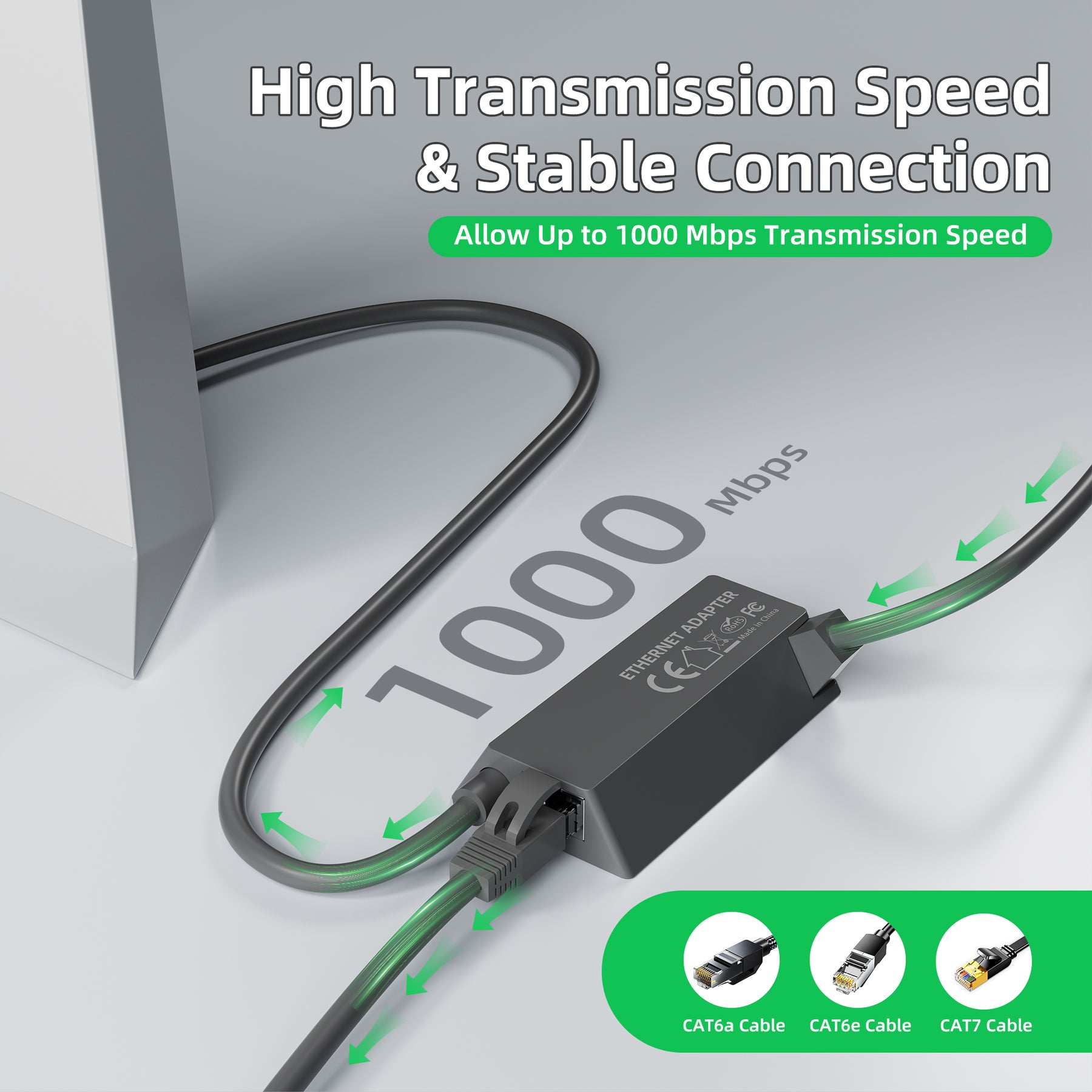Starlink Standard Actuated Gen 2 Ethernet Adapter Kit with Cable Caddy ...