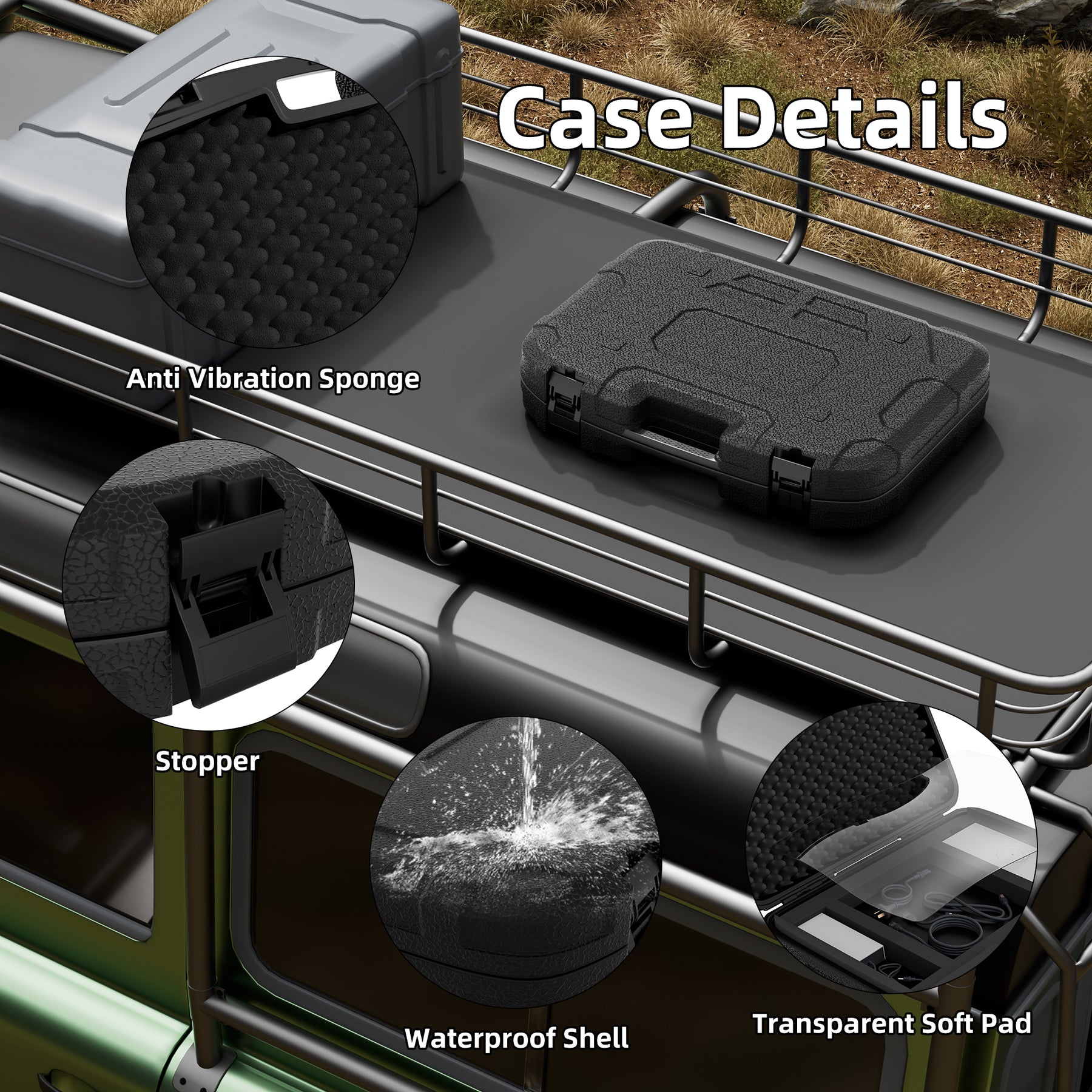 Starlink Gen 3 Standard Portable Protective Carrying Case with Transpa ...