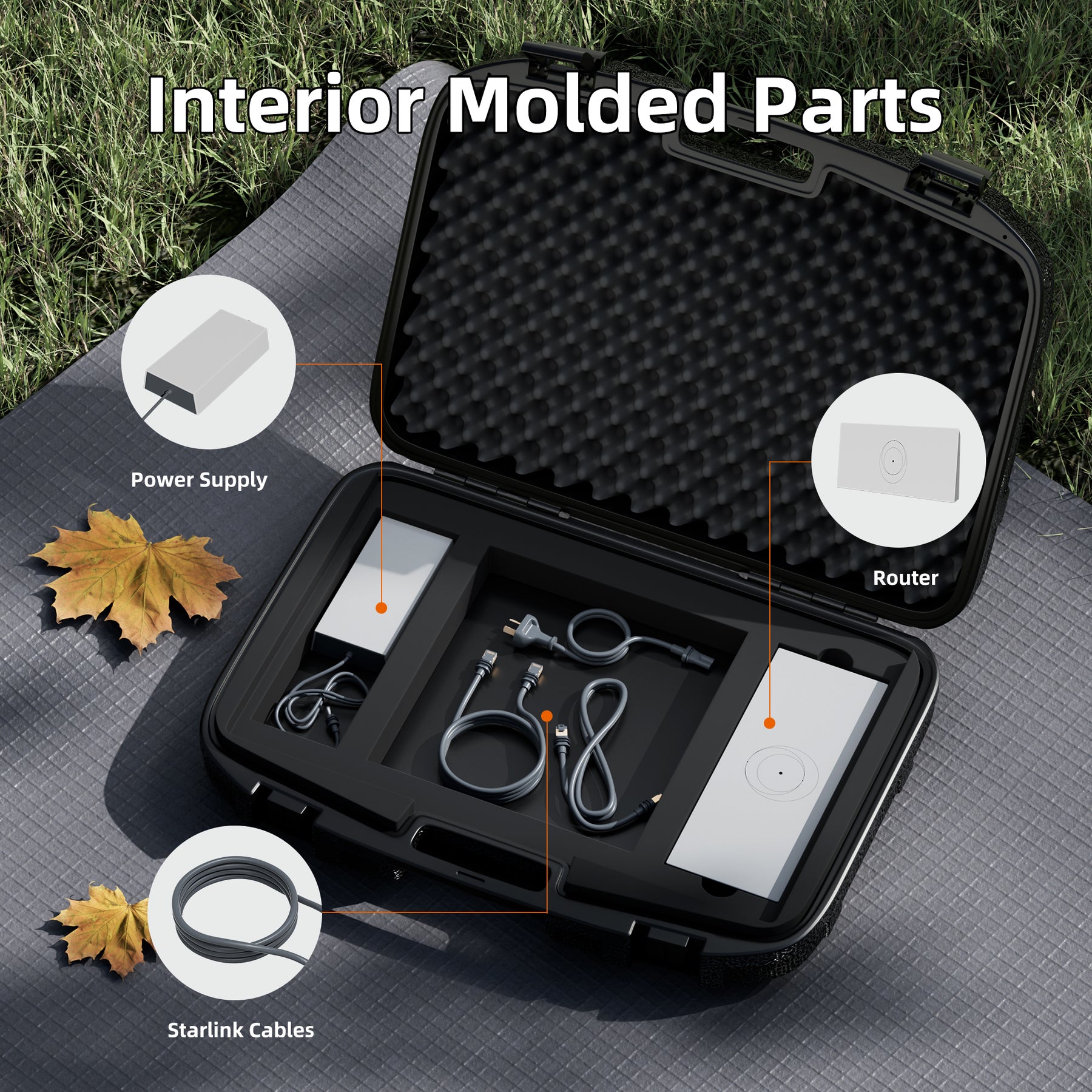 Starlink Gen 3 Standard Portable Protective Carrying Case with Transpa ...