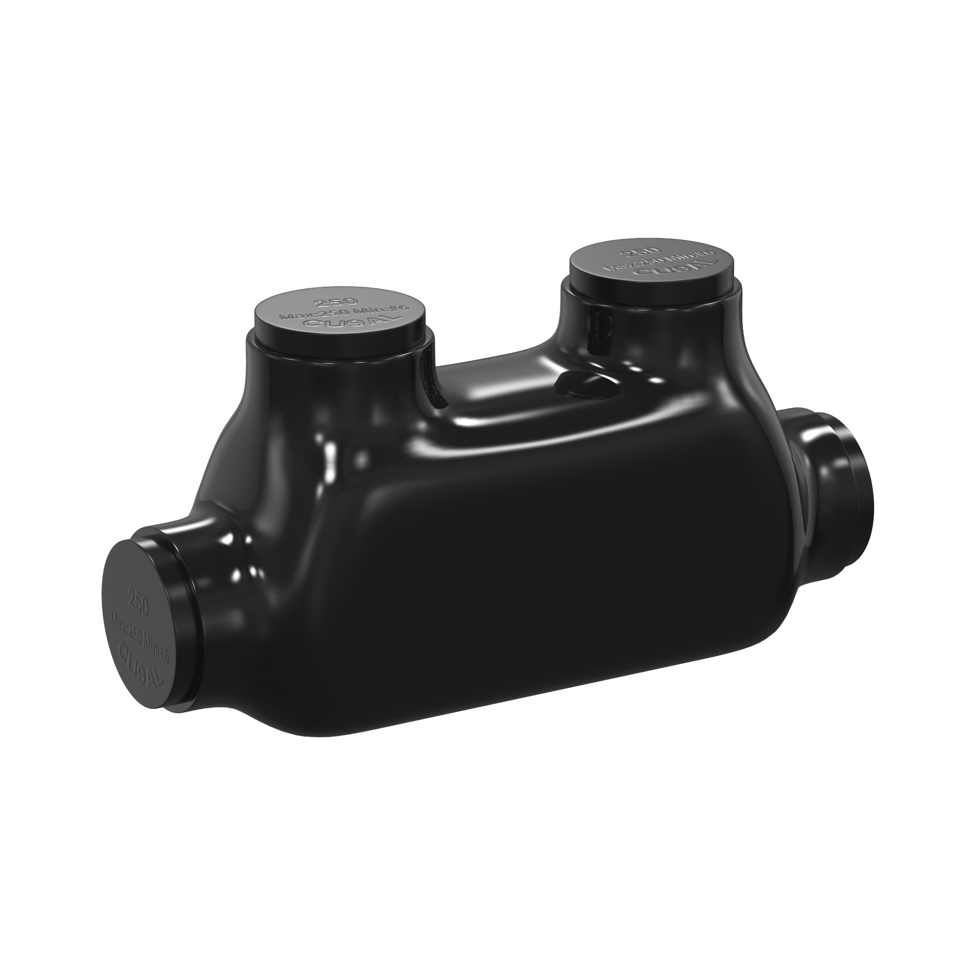 250 MCM – 6 AWG 2-Port Inline Splice Multi-Tap Pre-Insulated Connector ...