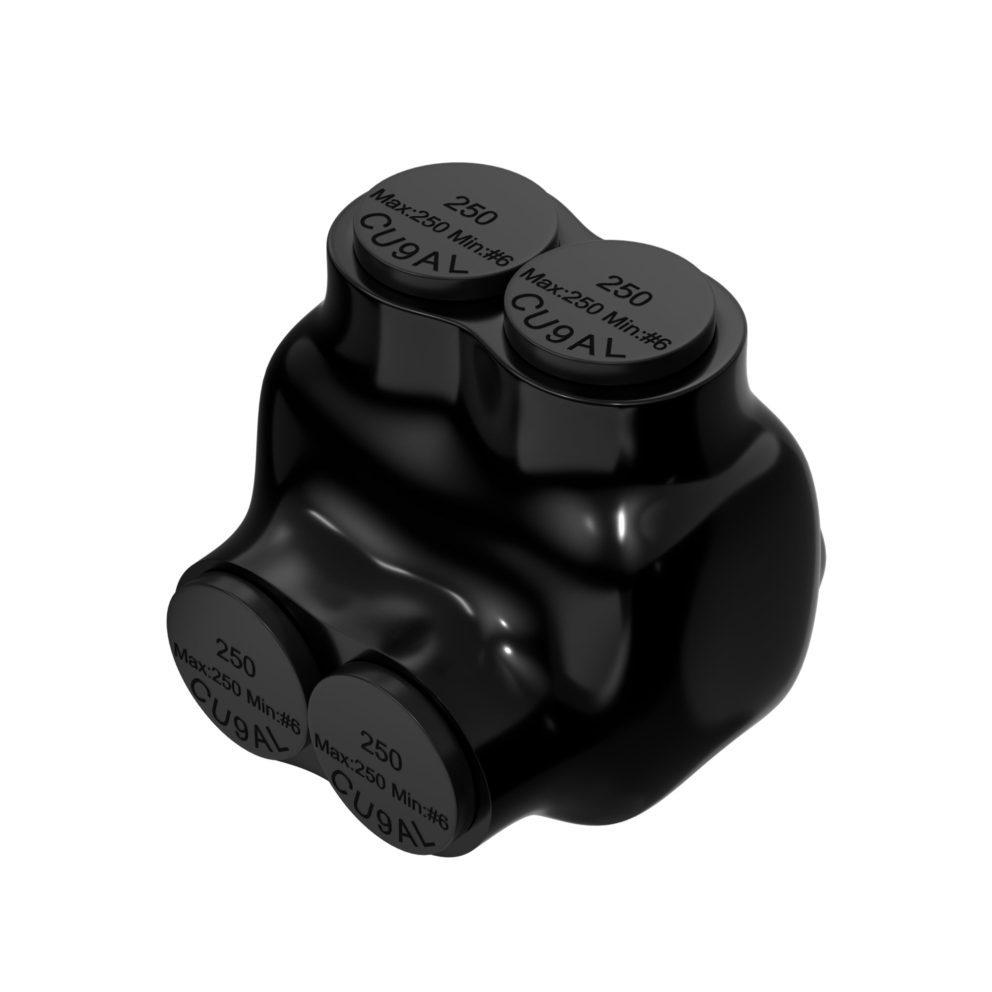 250 MCM - 6 AWG 2-Port Single-Sided Entry Pre-Insulated Connector – DAIER