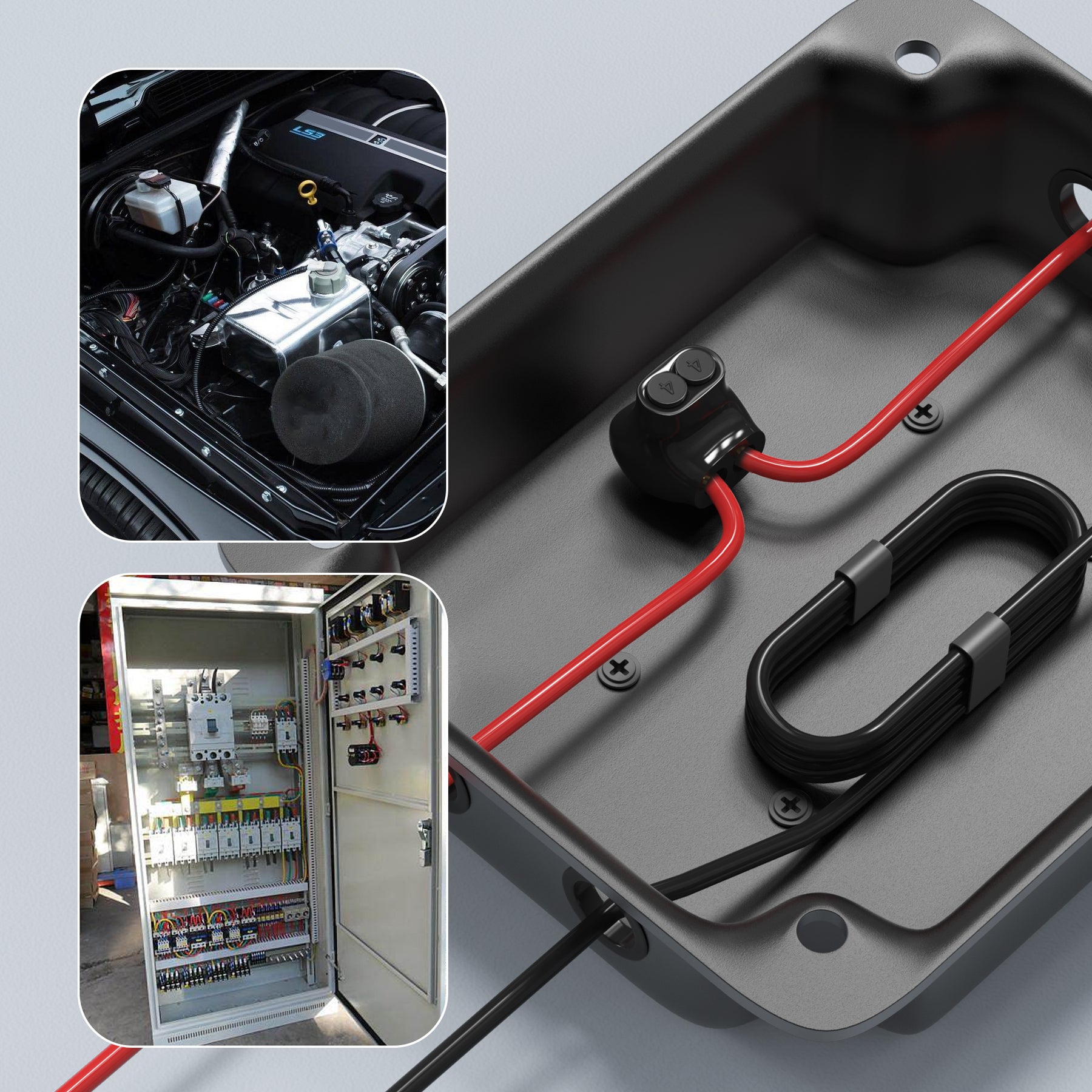 4-14AWG Dual Ports Single-Side Entry Multi-Tap Pre-Insulated Connector ...