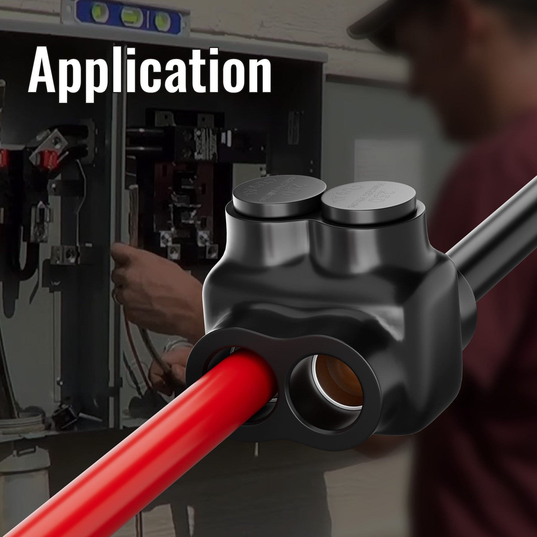 250 MCM - 6 AWG 2 Port Dual Entry Power Insulated Tap Connector – DAIER