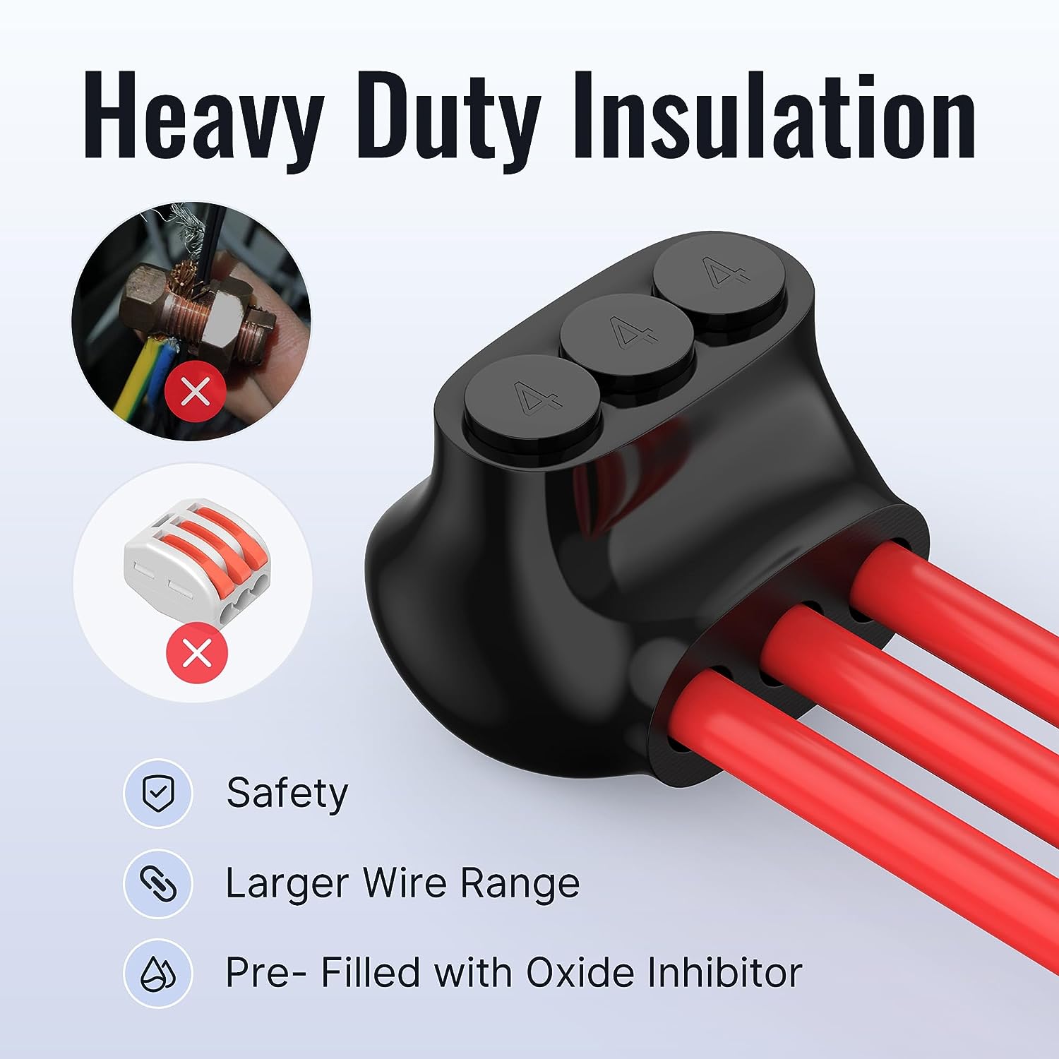 4-14AWG 3 Ports Single-Side Entry Multi-Tap Insulated Connector – DAIER