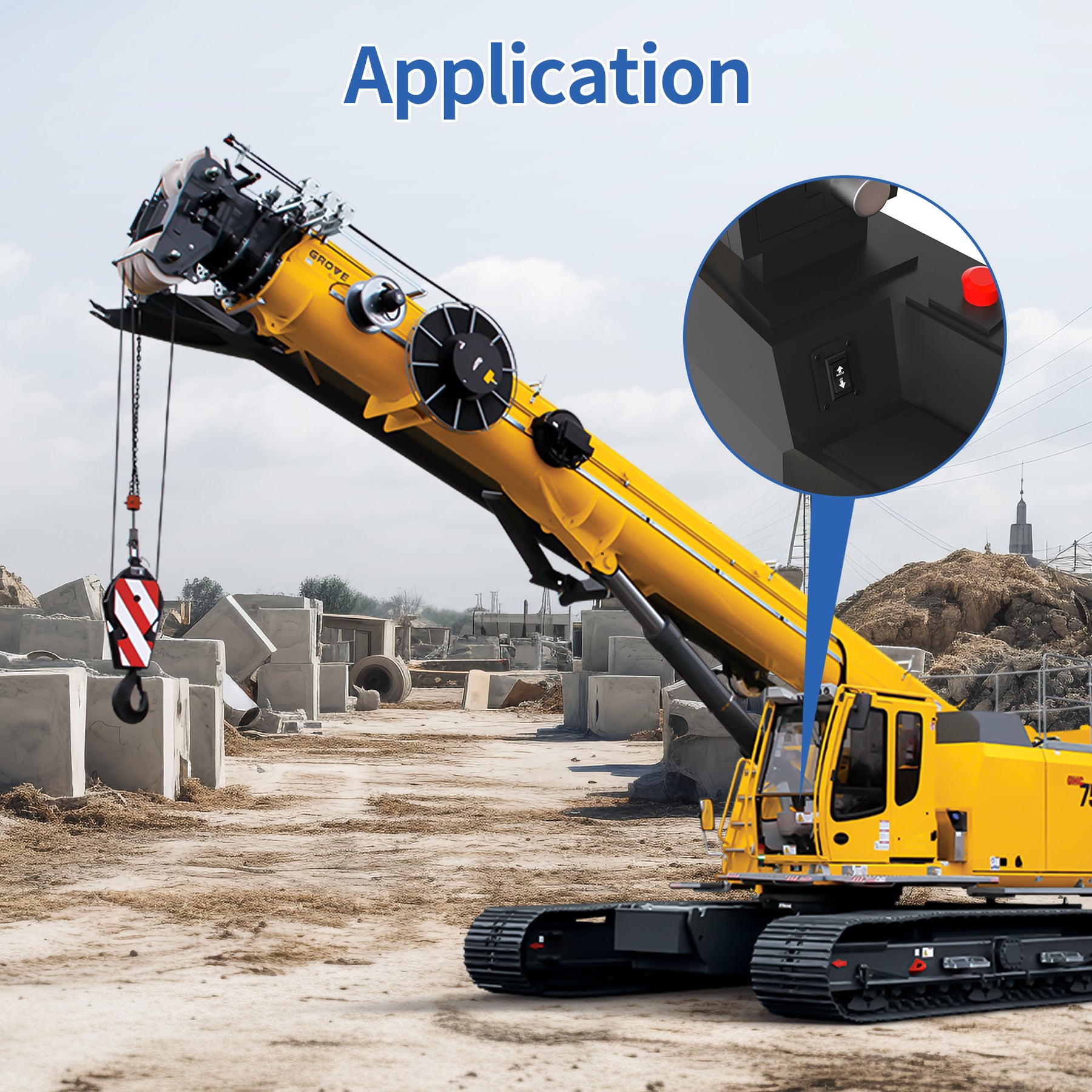 12V 30A UP/DOWN Polarity Reversing Rocker Switch Panel DPDT Momentary ...