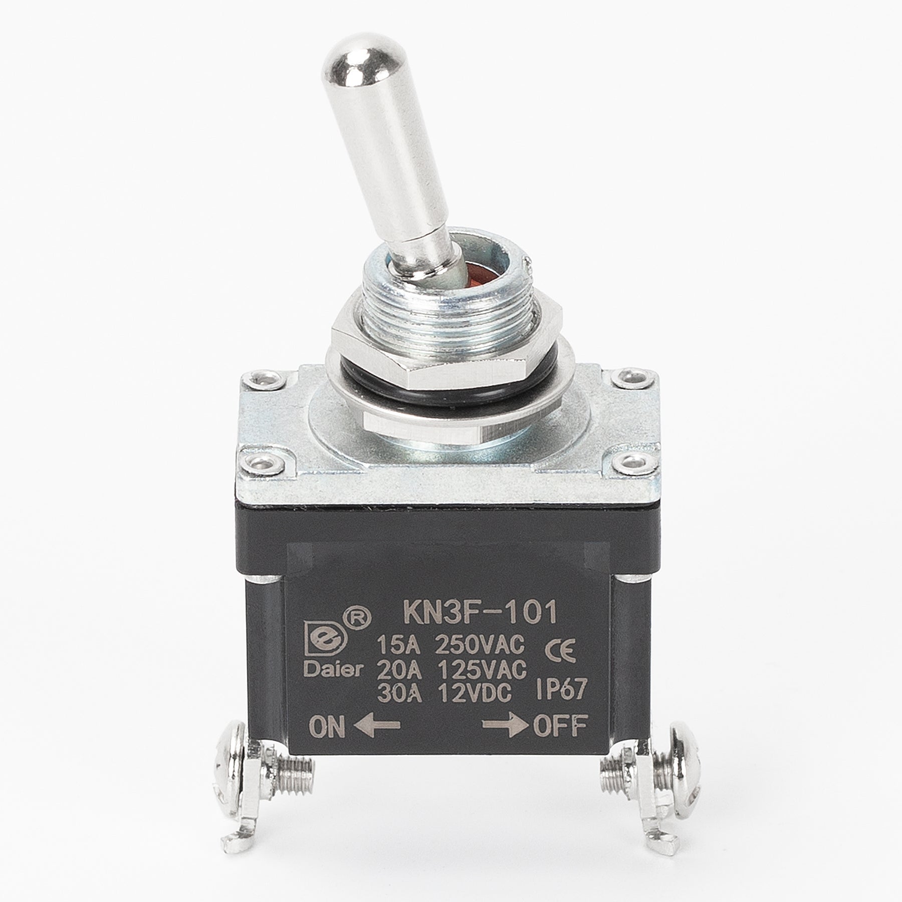 IP67 Waterproof Toggle Switch - 30A 12VDC SPST ON-OFF 2 Pin – DAIER