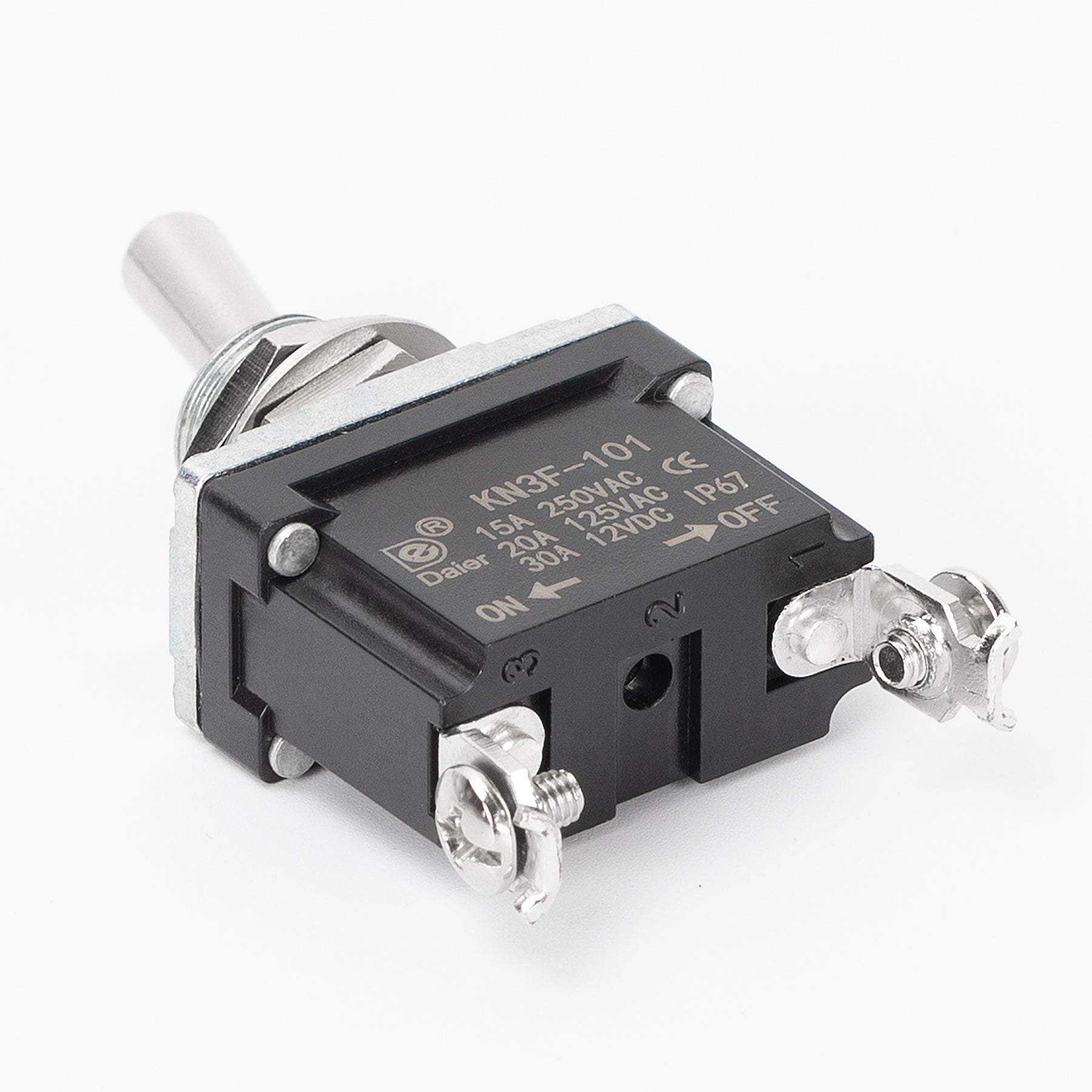 IP67 Waterproof Toggle Switch - 30A 12VDC SPST ON-OFF 2 Pin – DAIER