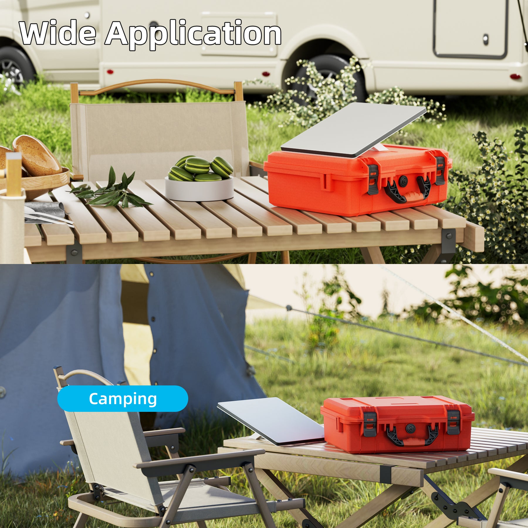 Starlink Mini Orange Hard Protective Travel Case with Organized Storag ...