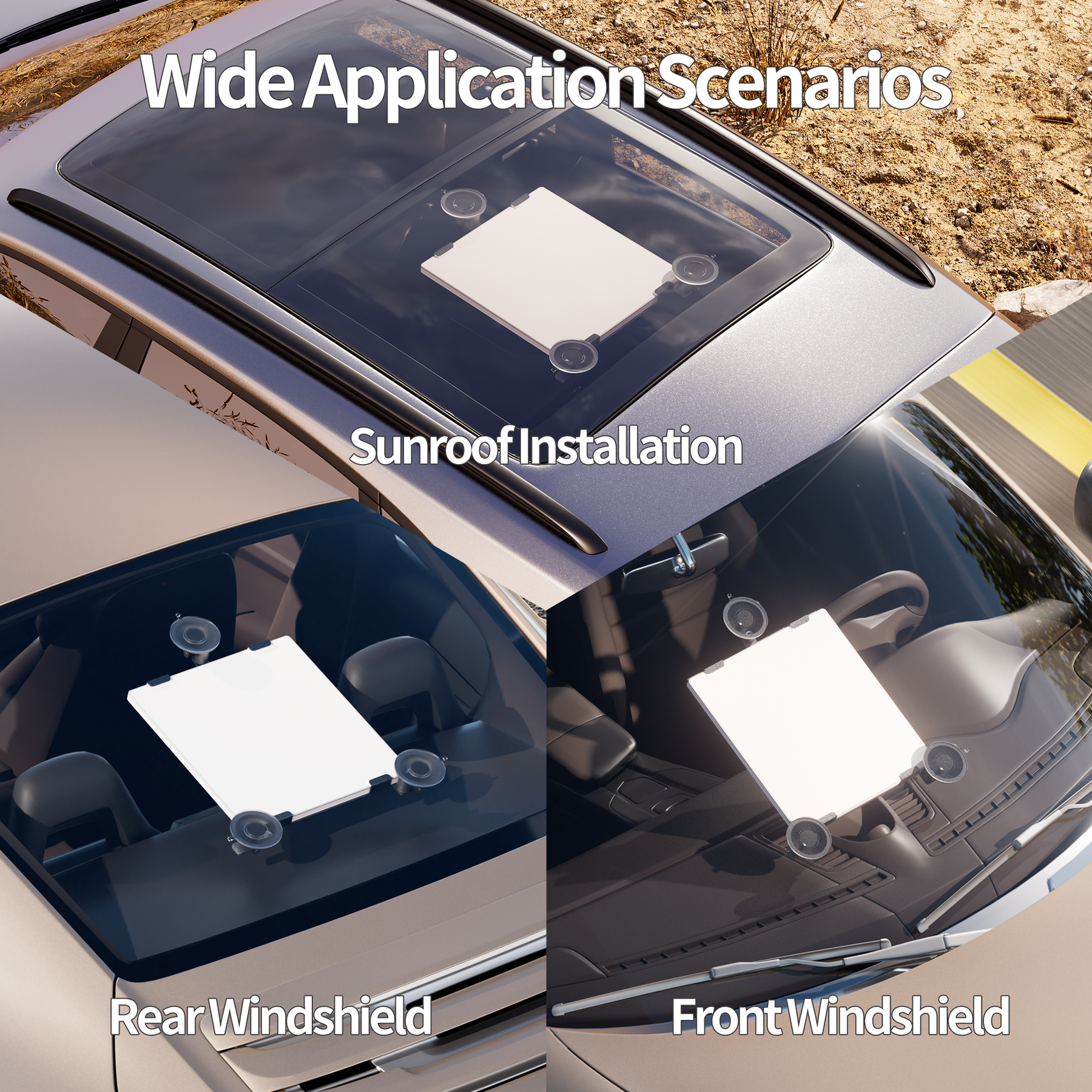 Starlink Mini Suction Cup Mount Kit for Car Windows and Sunroofs – DAIER