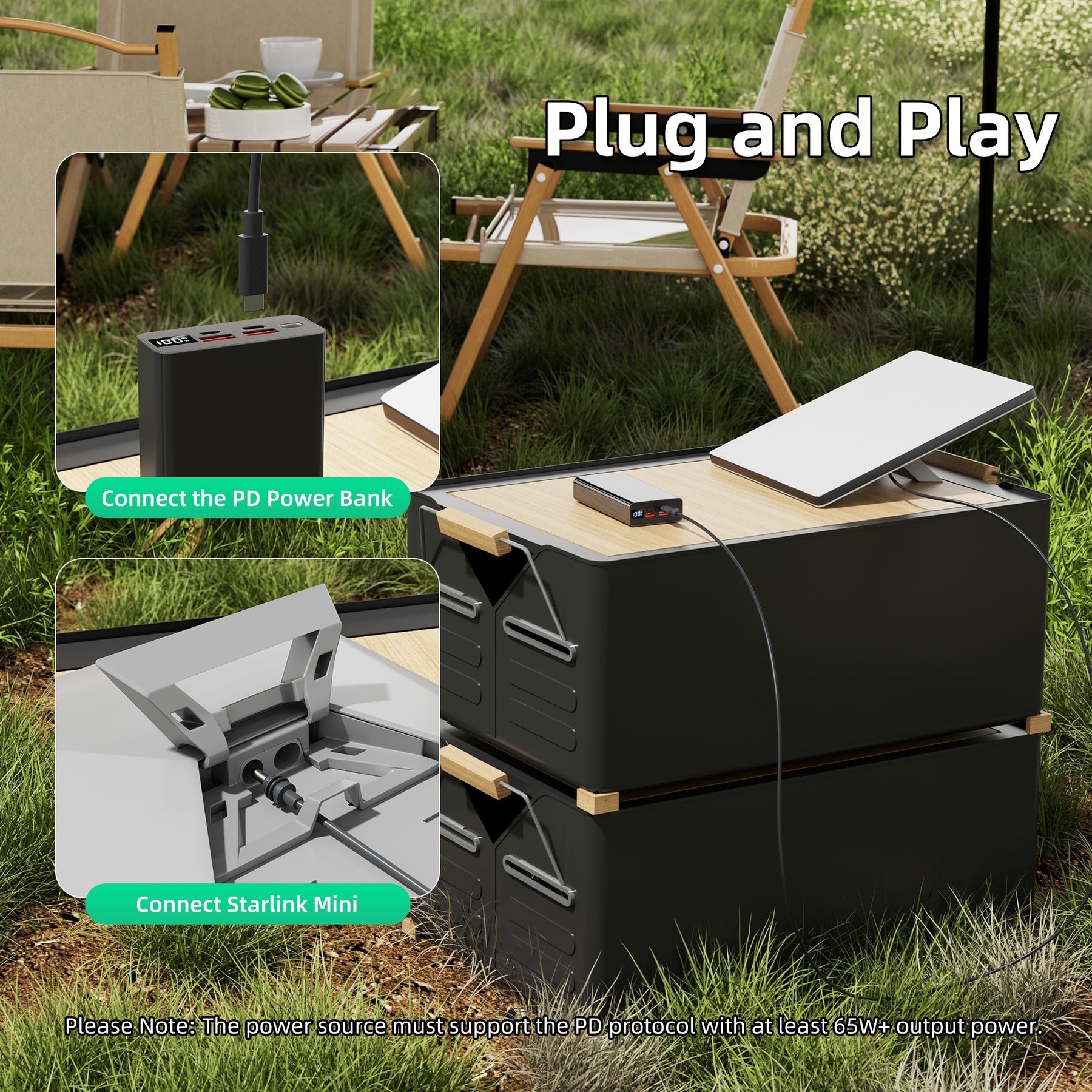 Starlink Mini USB-C to DC Cable with Power Indicator Light - 9.84FT/3M ...