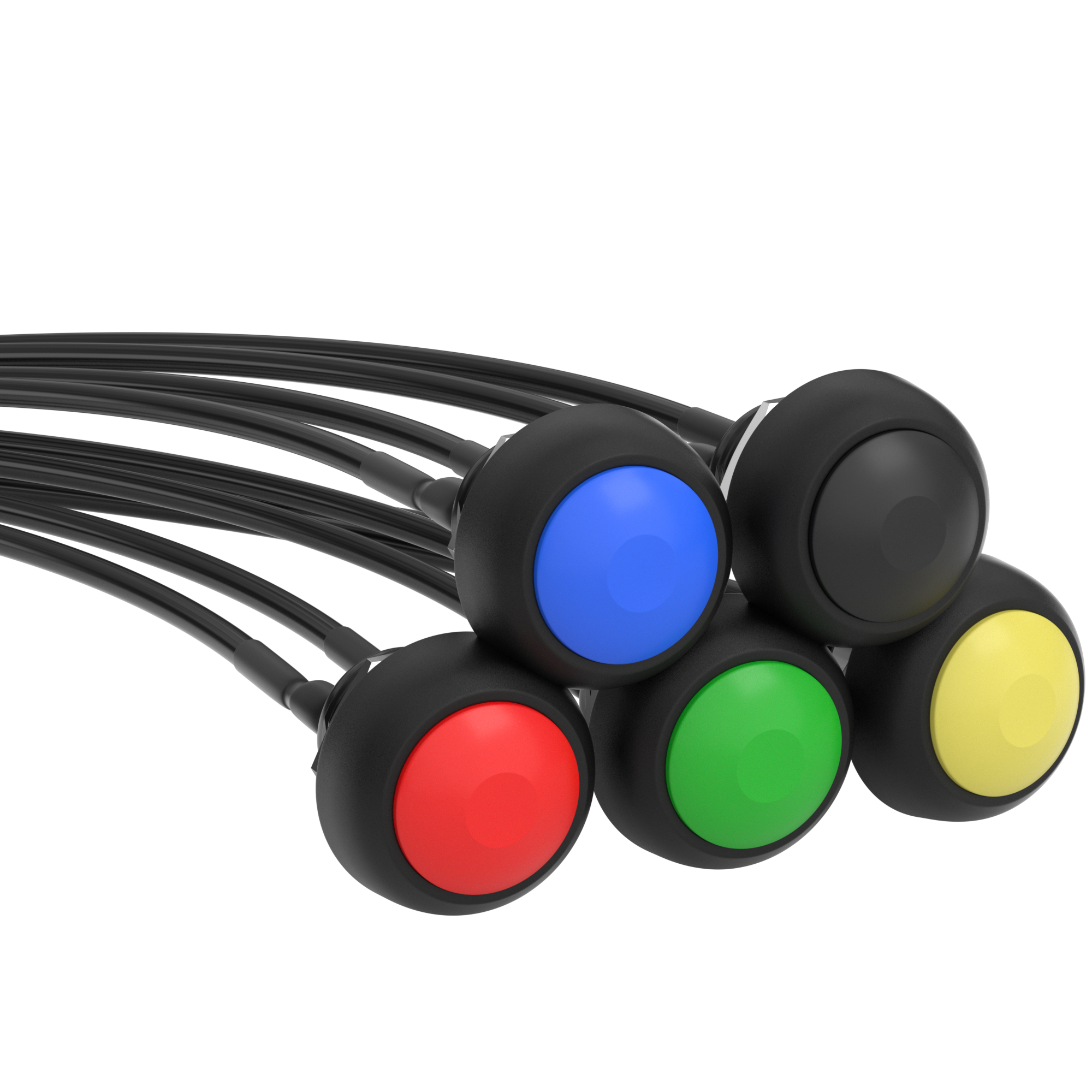 5PCS 12mm 5A 12V Pre-wired SPST Momentary Push Button Switch – DAIER