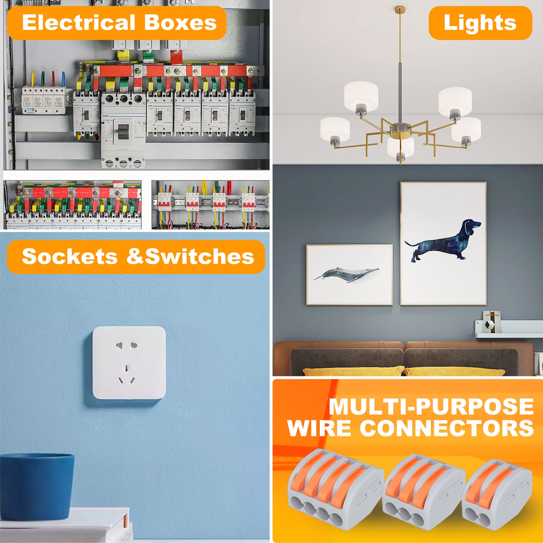 59PC 2/3/4/5 Conductor Combination Wire Connectors Kit – DAIER