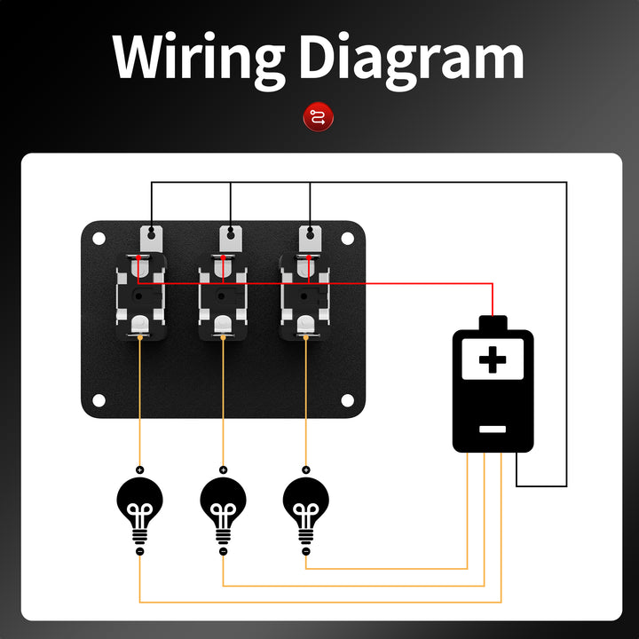toggle switch panel wiring diagram