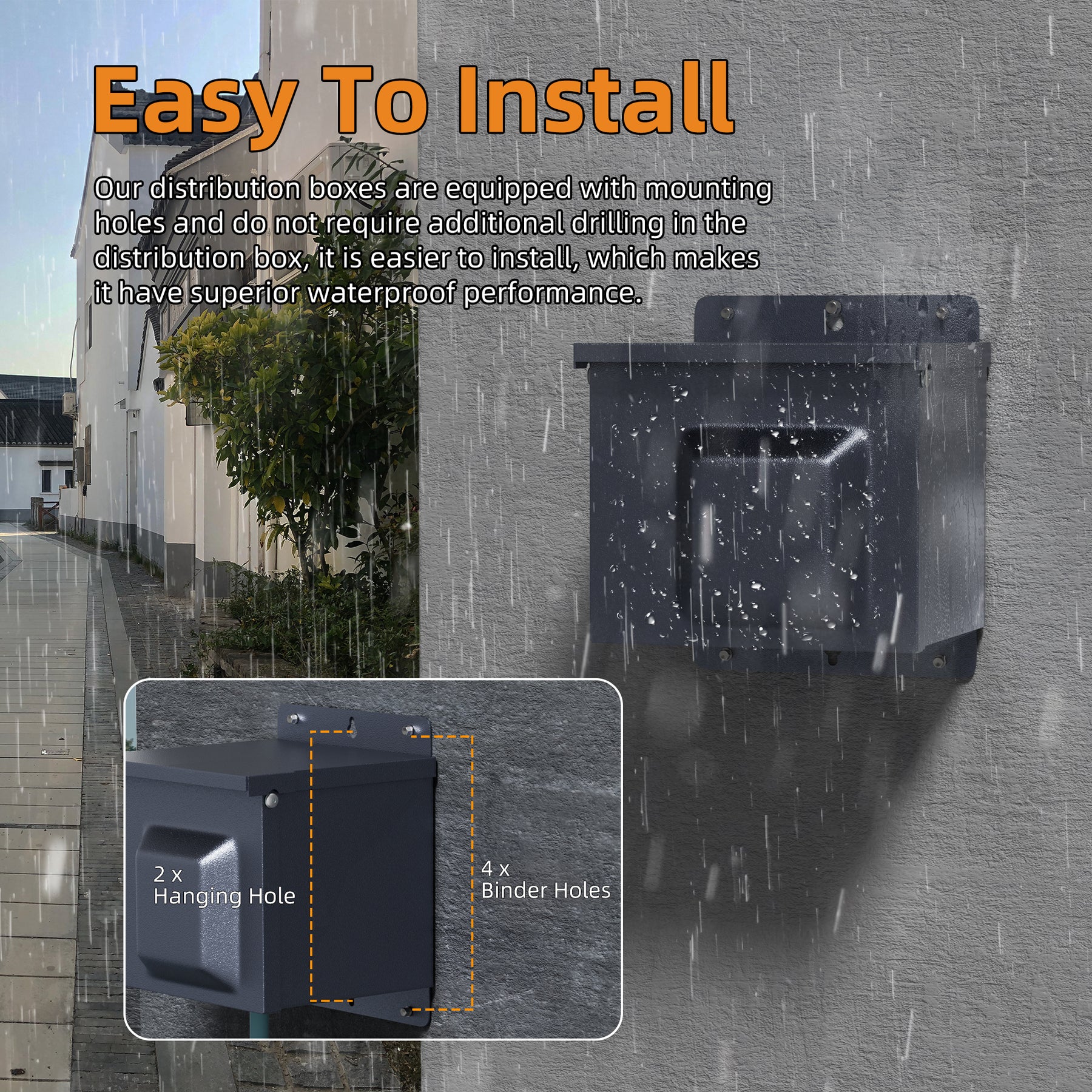 Weatherproof Outdoor 125/250V 30 Amp RV Outlet Box with NEMA TT-30R Re ...