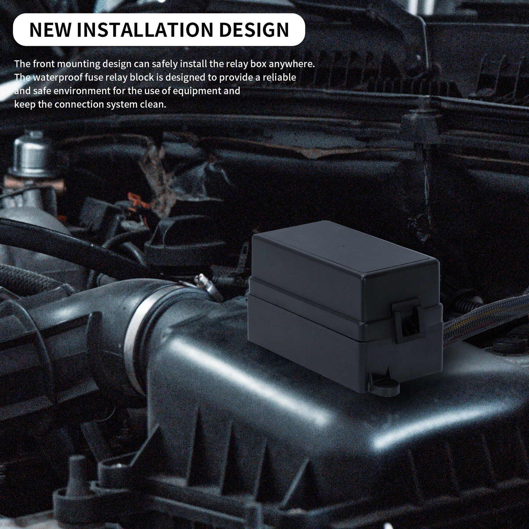 Universal 12 Way Waterproof Fuse and Relay Box with Pre-wired – DAIER