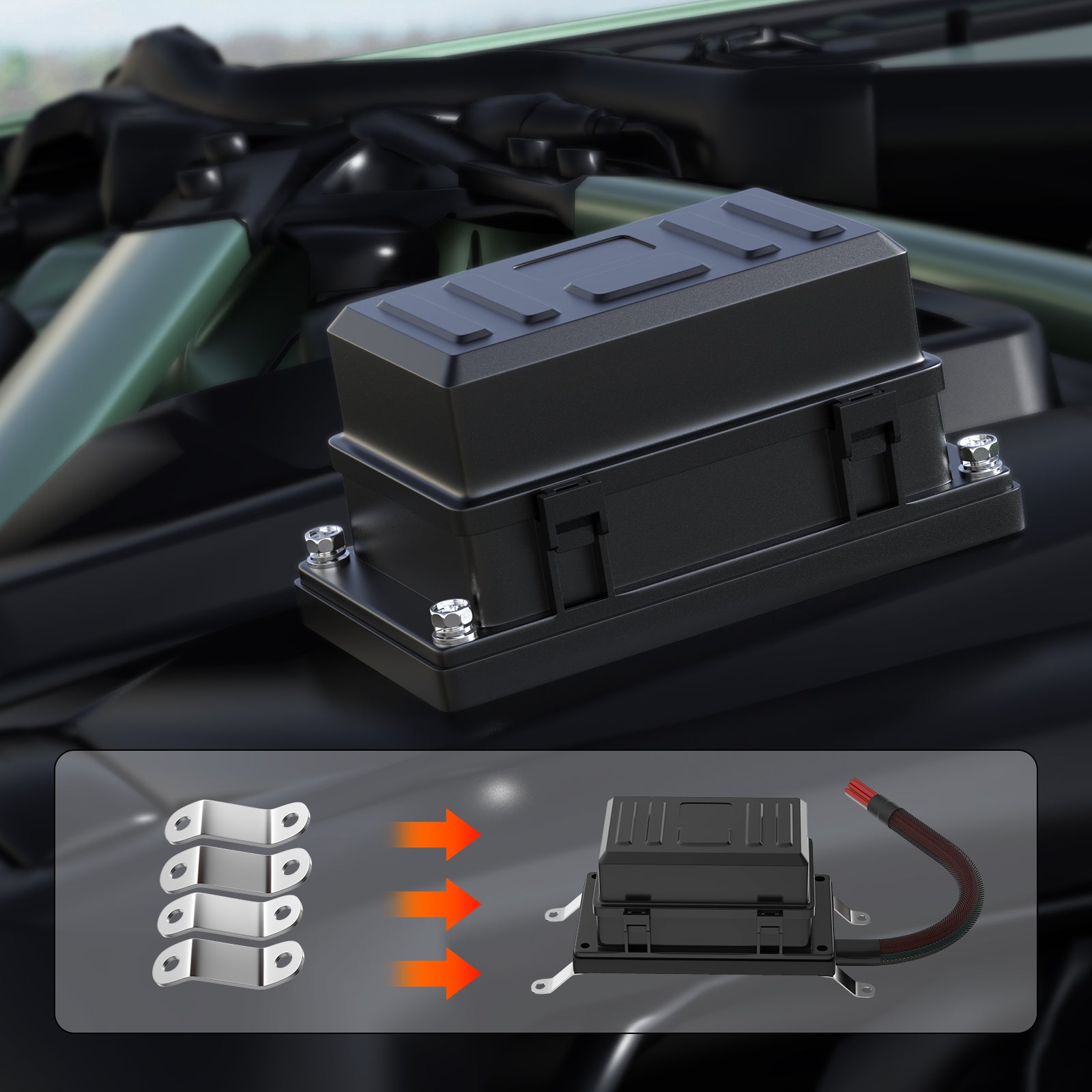 12V Automotive Pre-Wired Waterproof 6 Way Fuse Relay Box Kit – DAIER