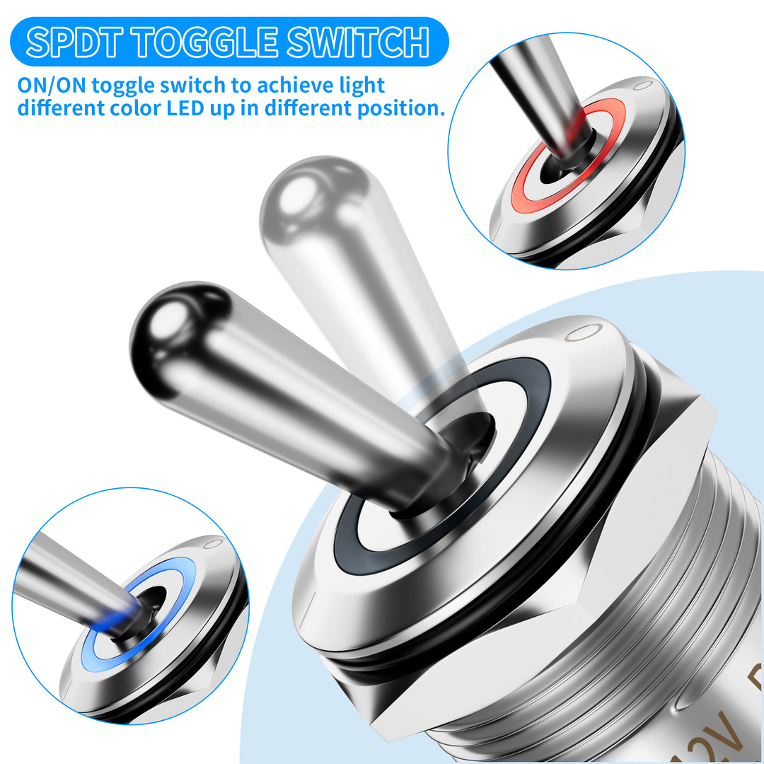 spdt lighted toggle switch