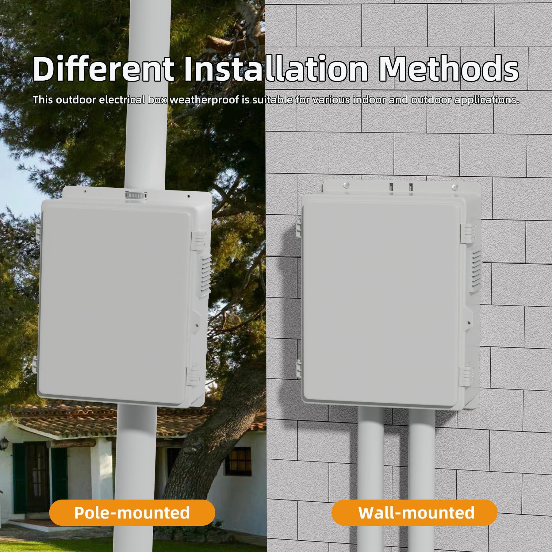 Outdoor Waterproof Vented NEMA Electrical Box with Cooling Fan - 18.1 ...