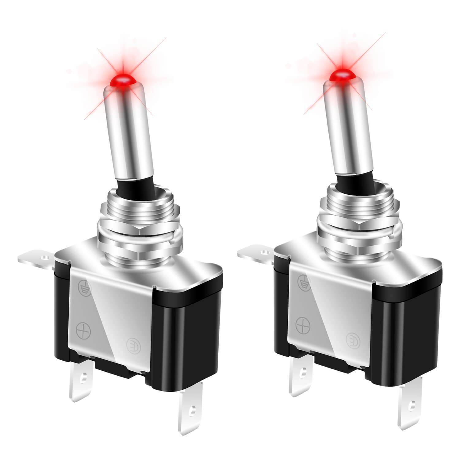 Lighted Toggle Switches 12 Volt | Shelly Lighting