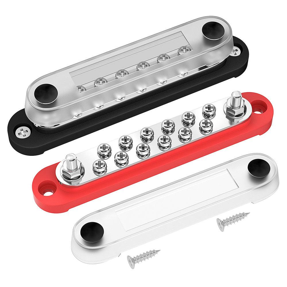 150A Positive & Negative 2×M6 Studs & 12×M4 Screw Dual Busbar – DAIER