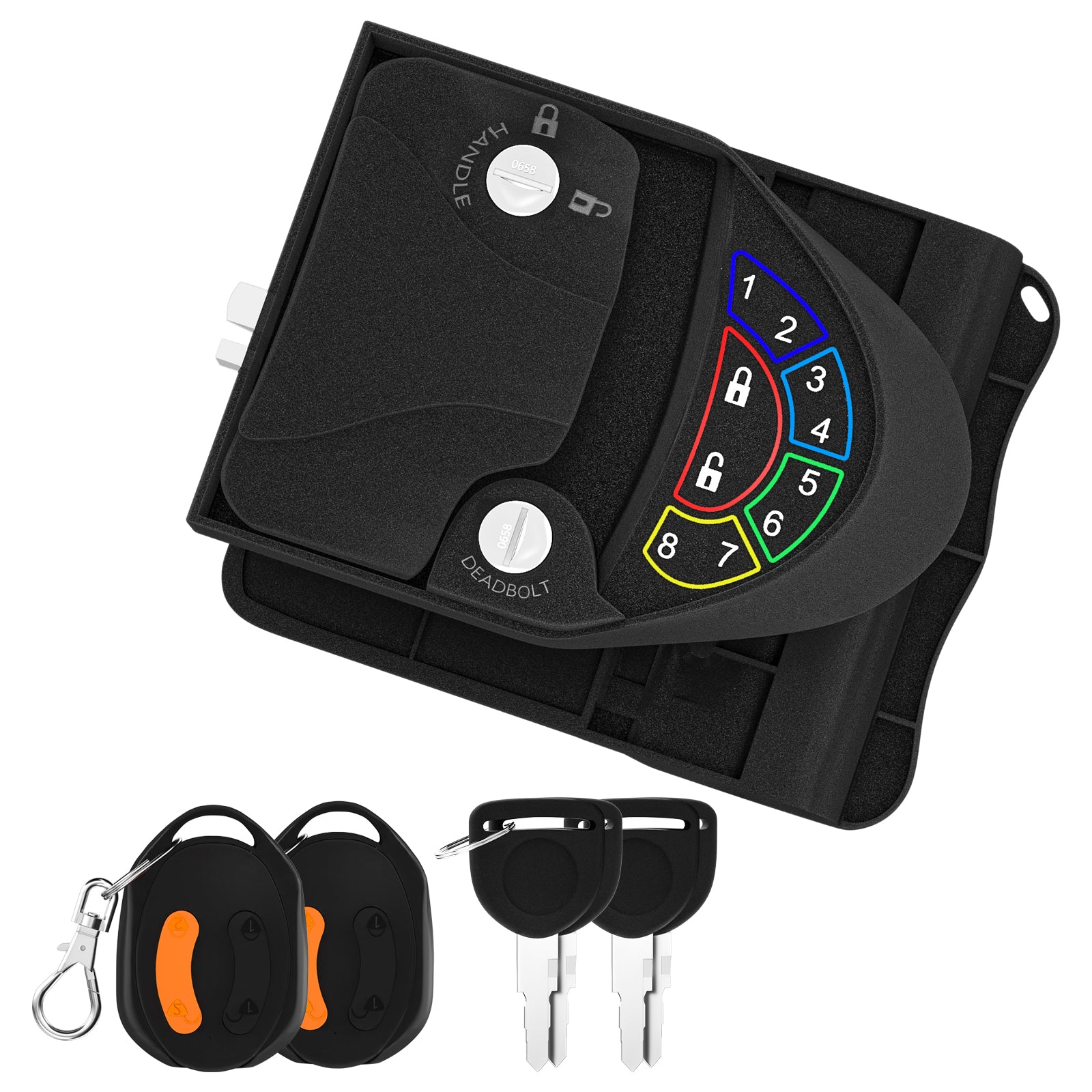 Waterproof Keyless Entry Camper RV Door Lock with Keypad – DAIER