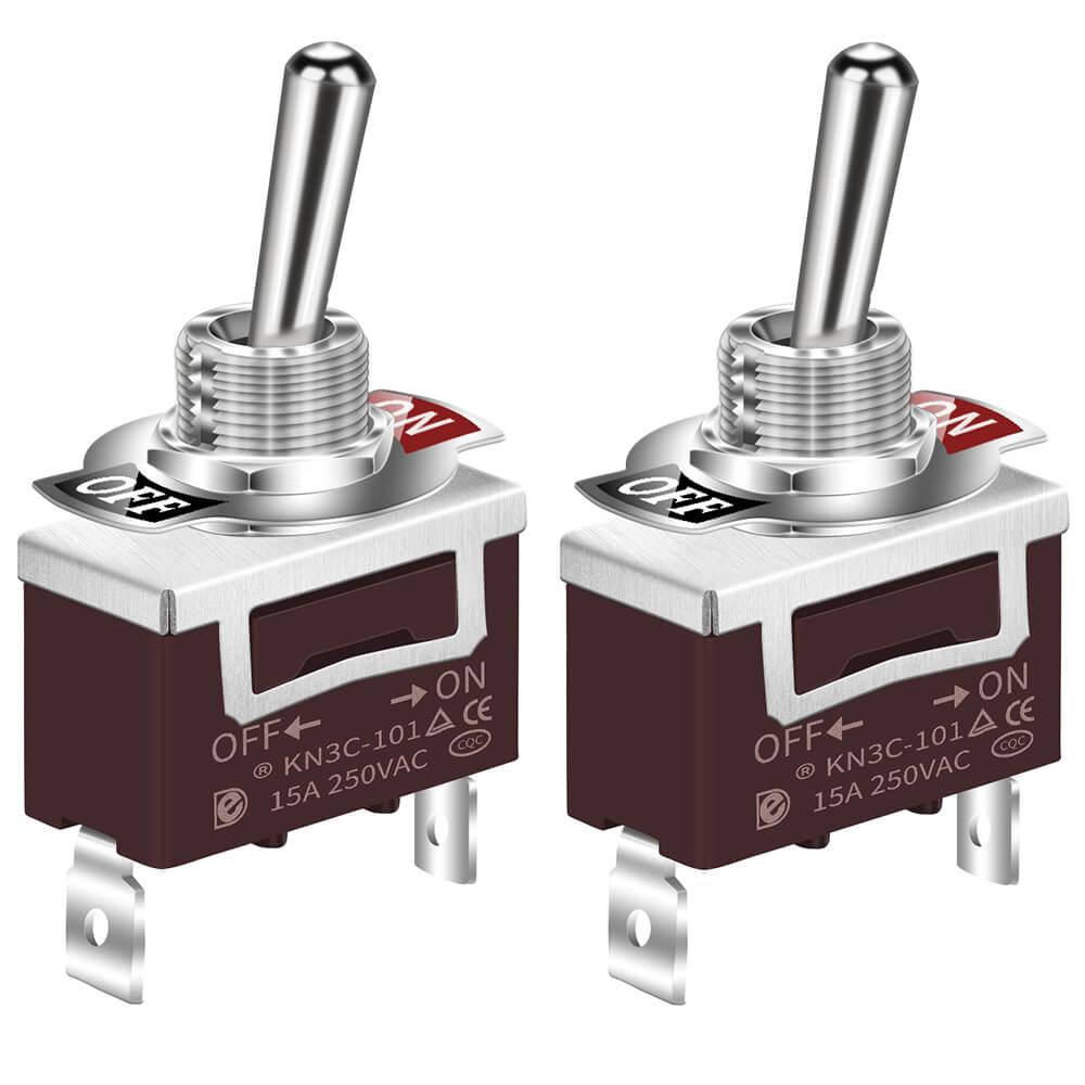 Electric 30A 12VDC Locking Toggle Switch 2 Pin For Car Race – DAIER