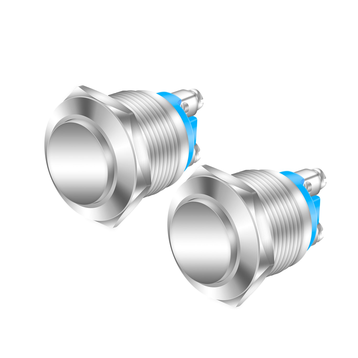 2pcs 19mm High Button Momentary ON OFF Button Switch – DAIER
